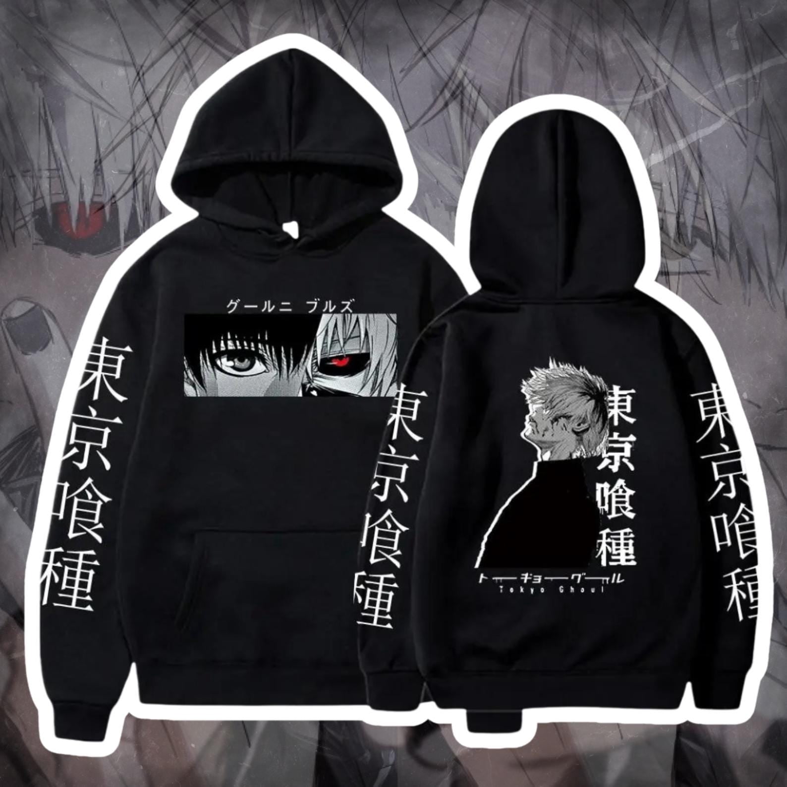 Anime Tokyo Ghoul Ken Kaneki Hoodie, Manga-Inspired Unisex Pullover for ...