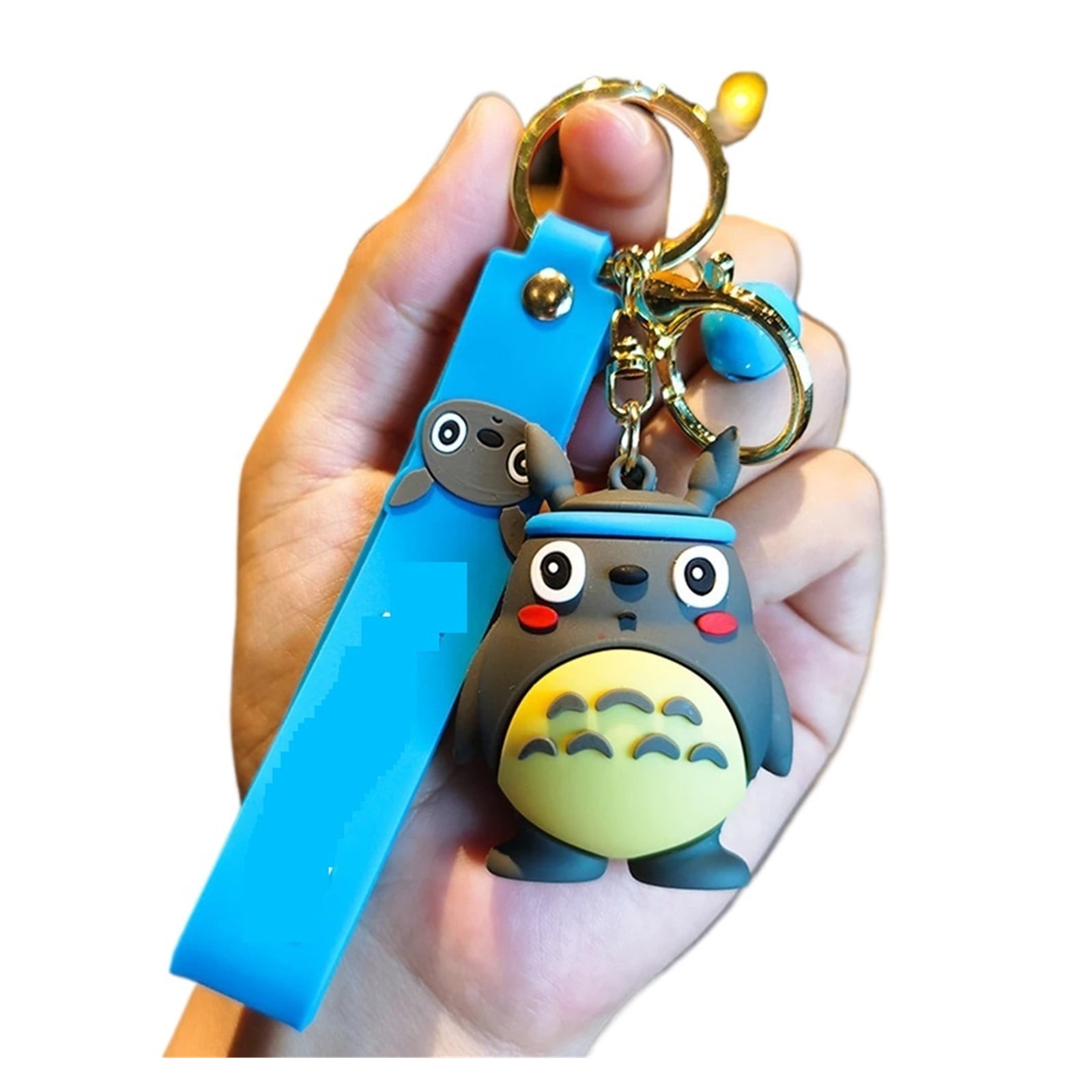 Anime Totoro Doll Keychain Cute Pvc Toy Keychains Mobile Car Pendant ...