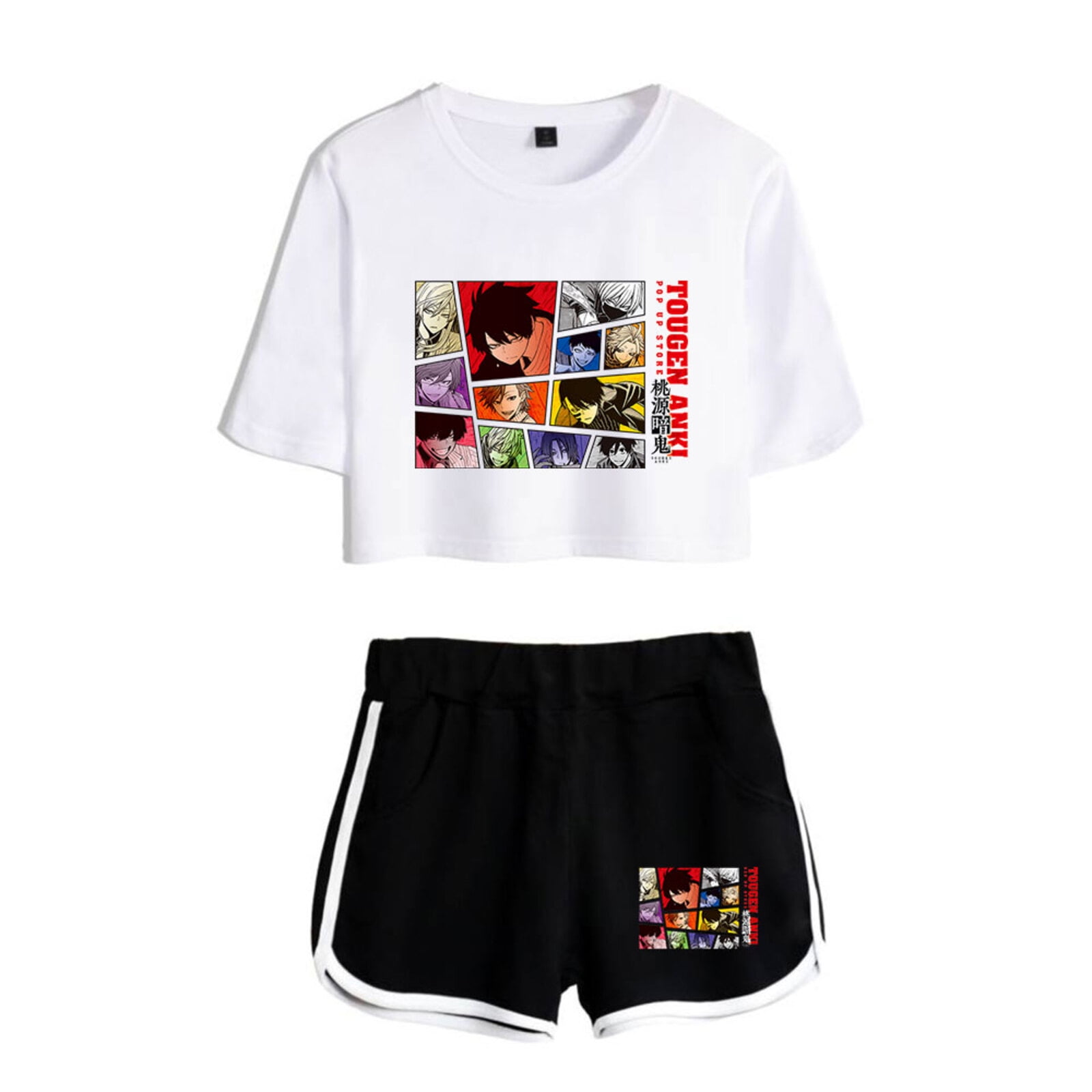 Anime Tougen Anki Shirt 3D Printing T-Shirts Cosplay Shirt Short 2 ...