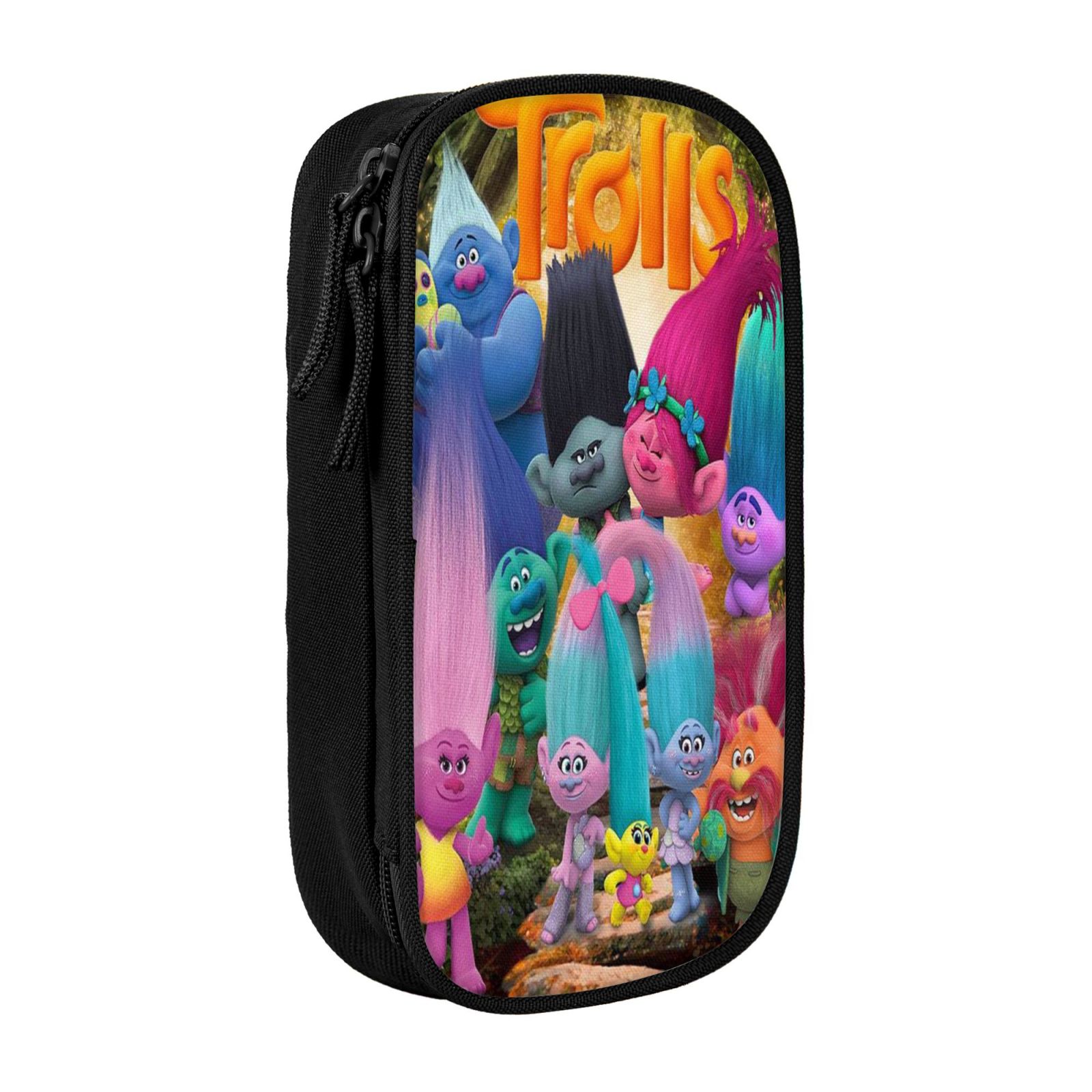 Anime Trolls World Tour Pencil Pouch Case Makeup Bag Large Capacity ...