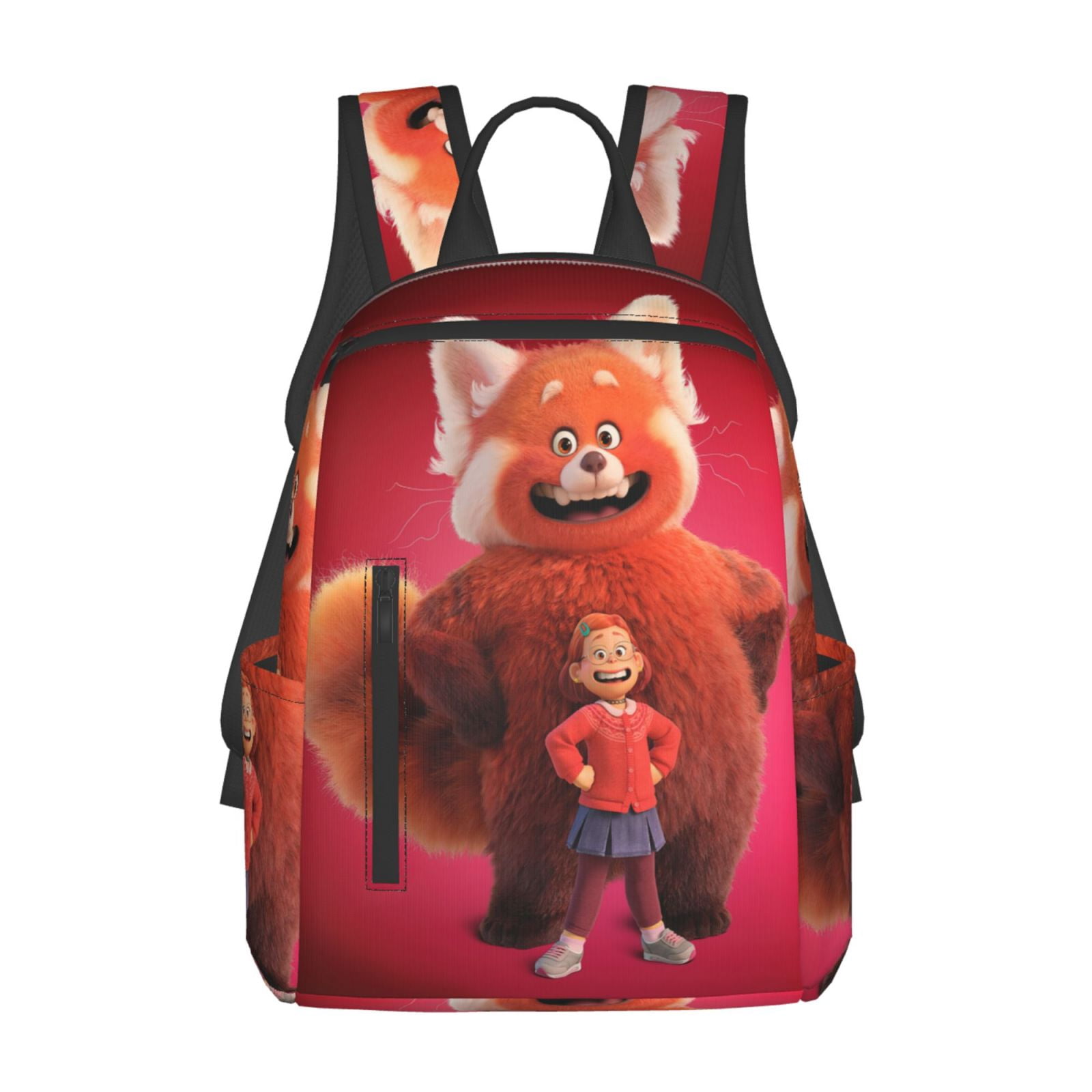 Anime Turning Red Backpacks Large Capacity Travel Backpack Book Bag ...