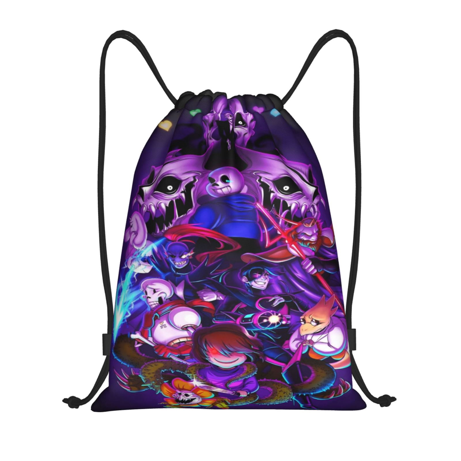 Anime Undertale Drawstring Backpack Gym Bags Sport Sackpack For Men ...