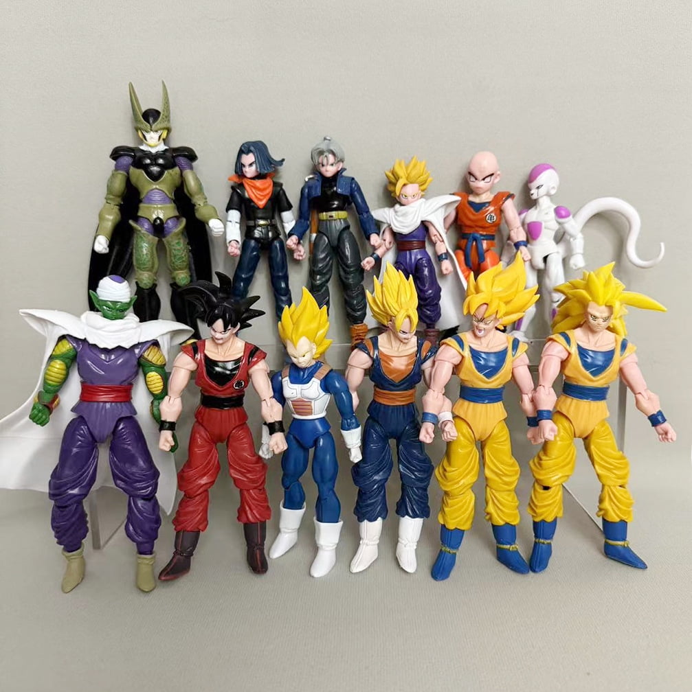 Anime Vegeta Broly Son Goku Anime Action Figure Model Gifts Collectible ...