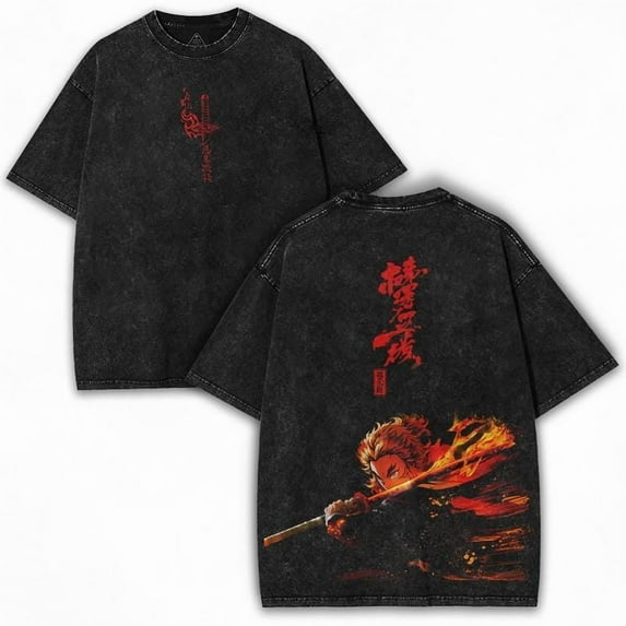 Anime Vintage Washed Tee, Anime T-Shirt, Gift for Anime Fans Anime ...