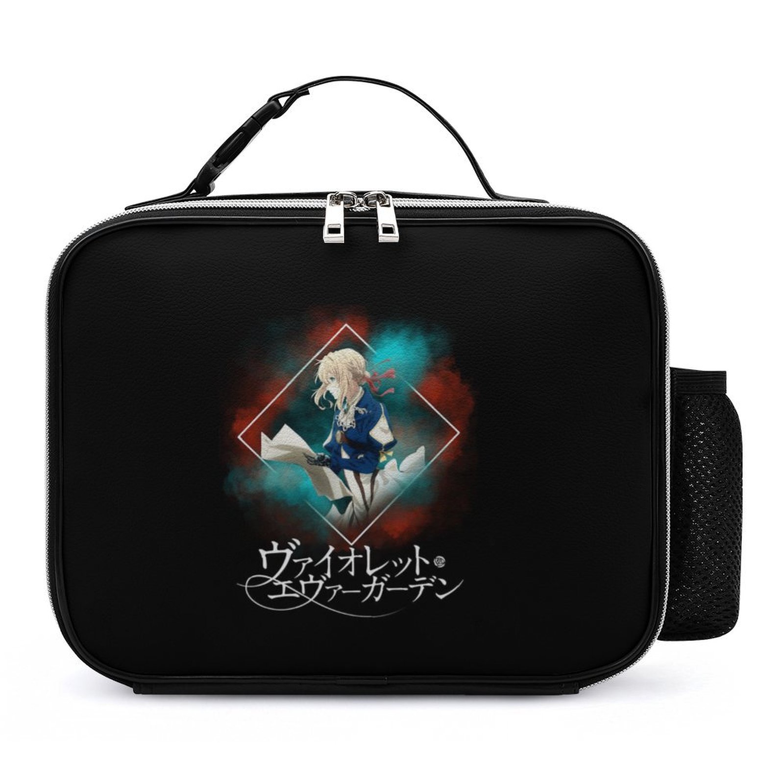 Anime Vio-let Everg-arden Portable Leather Insulated Lunch Bag, Bento ...