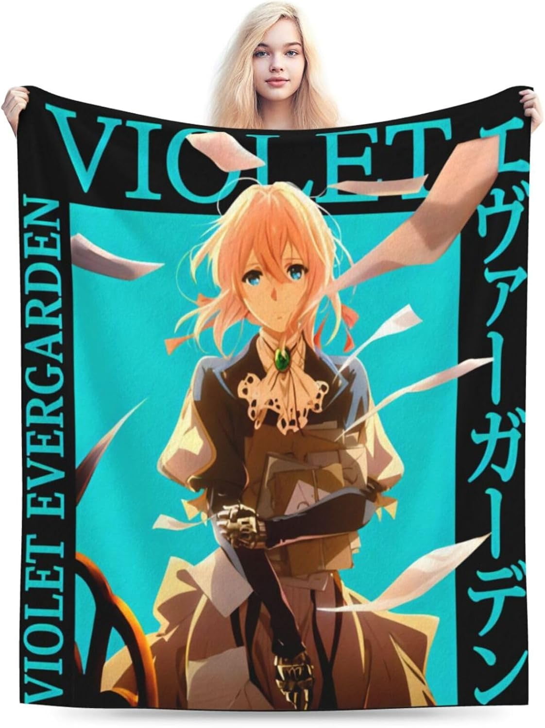 Anime Violet Evergarden Blankets Cozy Soft Warm Lightweight Blanket ...