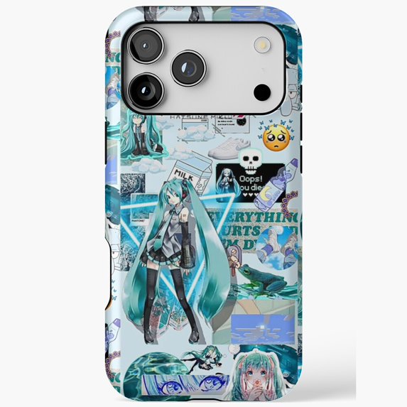 Anime Vocaloid Music Girl Cover for iPhone 11 12 13 14 15 16 17 Pro Max ...