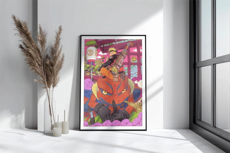 Anime Wall Art | Masashi Kishimoto Manga Poster and Frame 16x24 ...