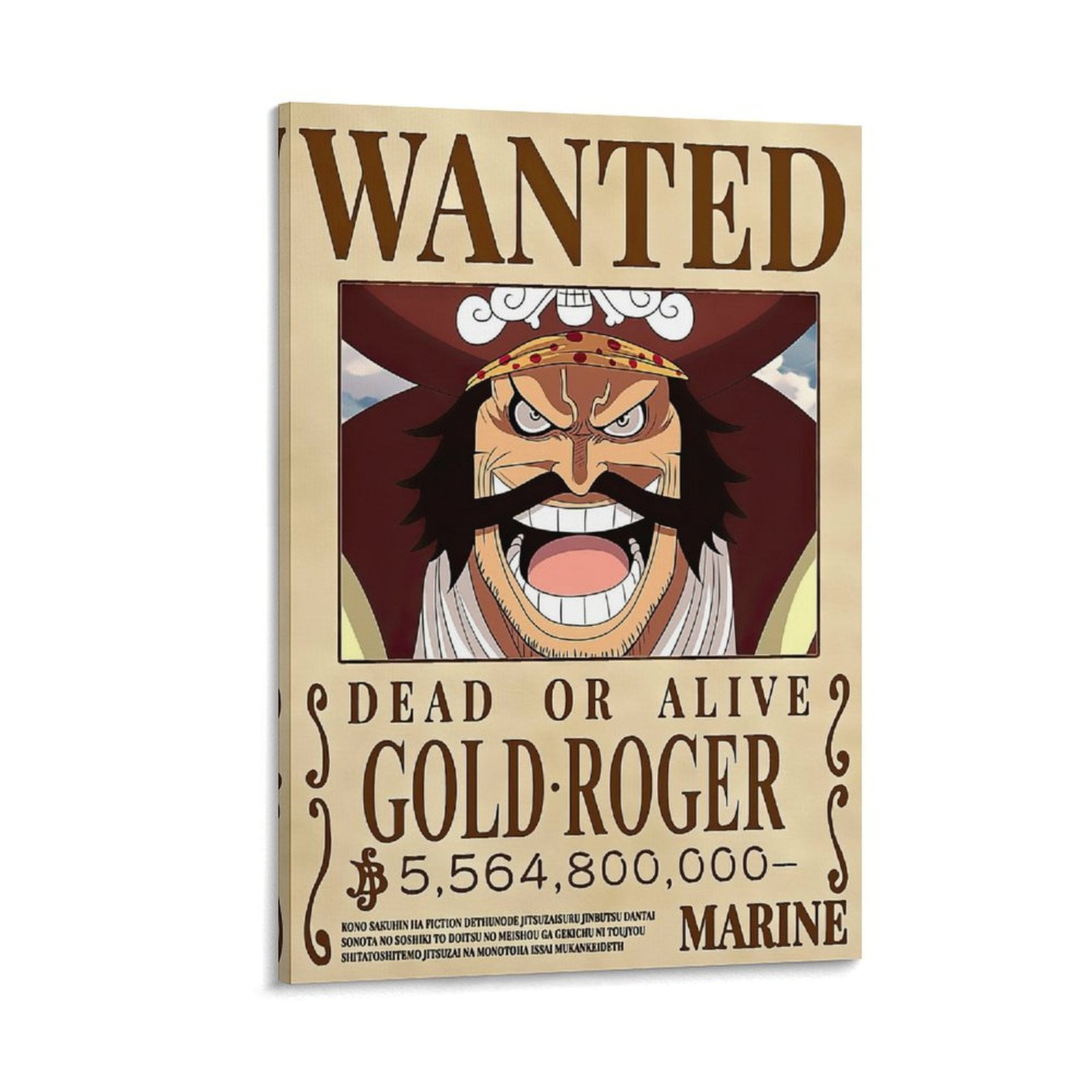 Anime Wanted Poster Gore D Poster Decorative Painting Canvas Wall Art ...