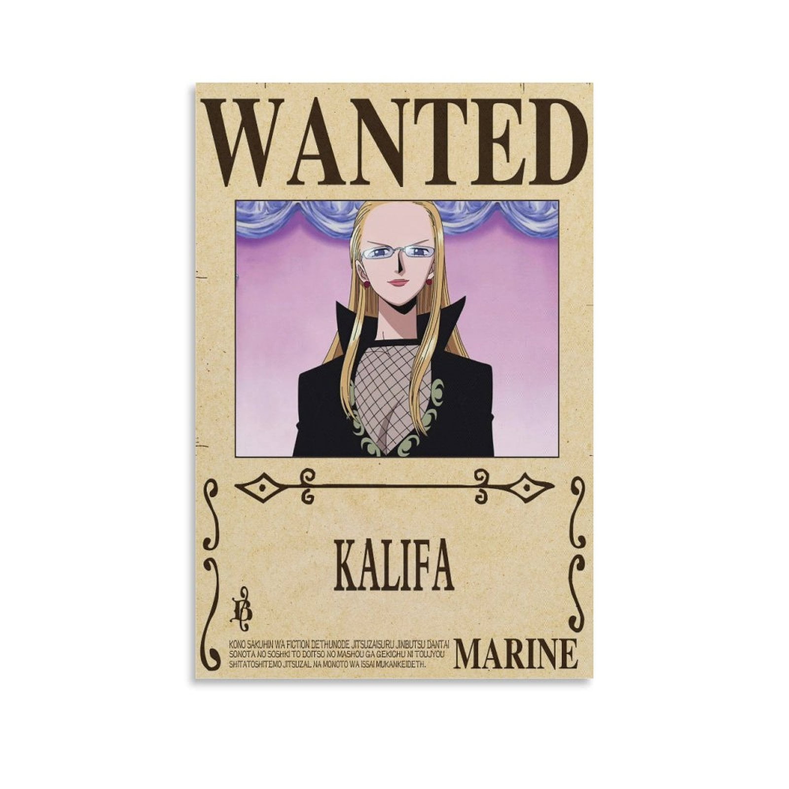 Anime Wanted Poster Ichiji Posters Art Print Wall Photo Paint Poster ...