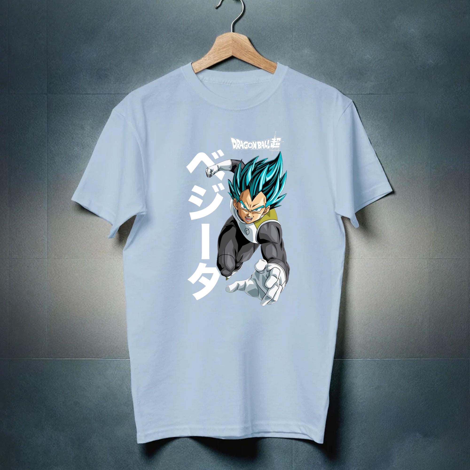 Anime Warrior Transformation-Inspired Shirt – Blue Energy Fighter ...