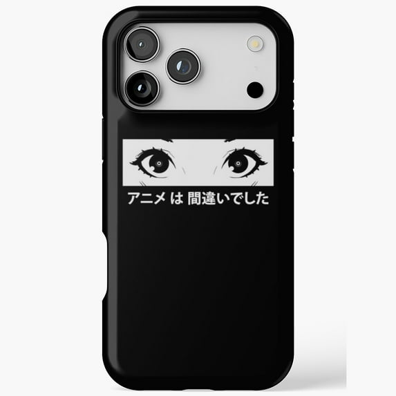 Anime Was A Mistake Eyes Funny Phone Cover for iPhone 11 12 13 14 15 16 ...