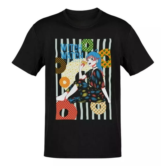 Anime Witch Watch Nico Wakatsuki Light Blue T-Shirt Size S-5XL, Gift ...