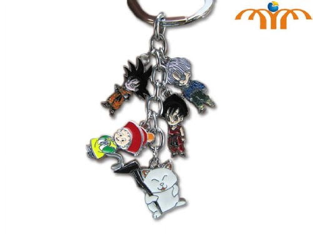 Anime World Dragonball Characters 5 pcs Metal Keychain Key Ring ...