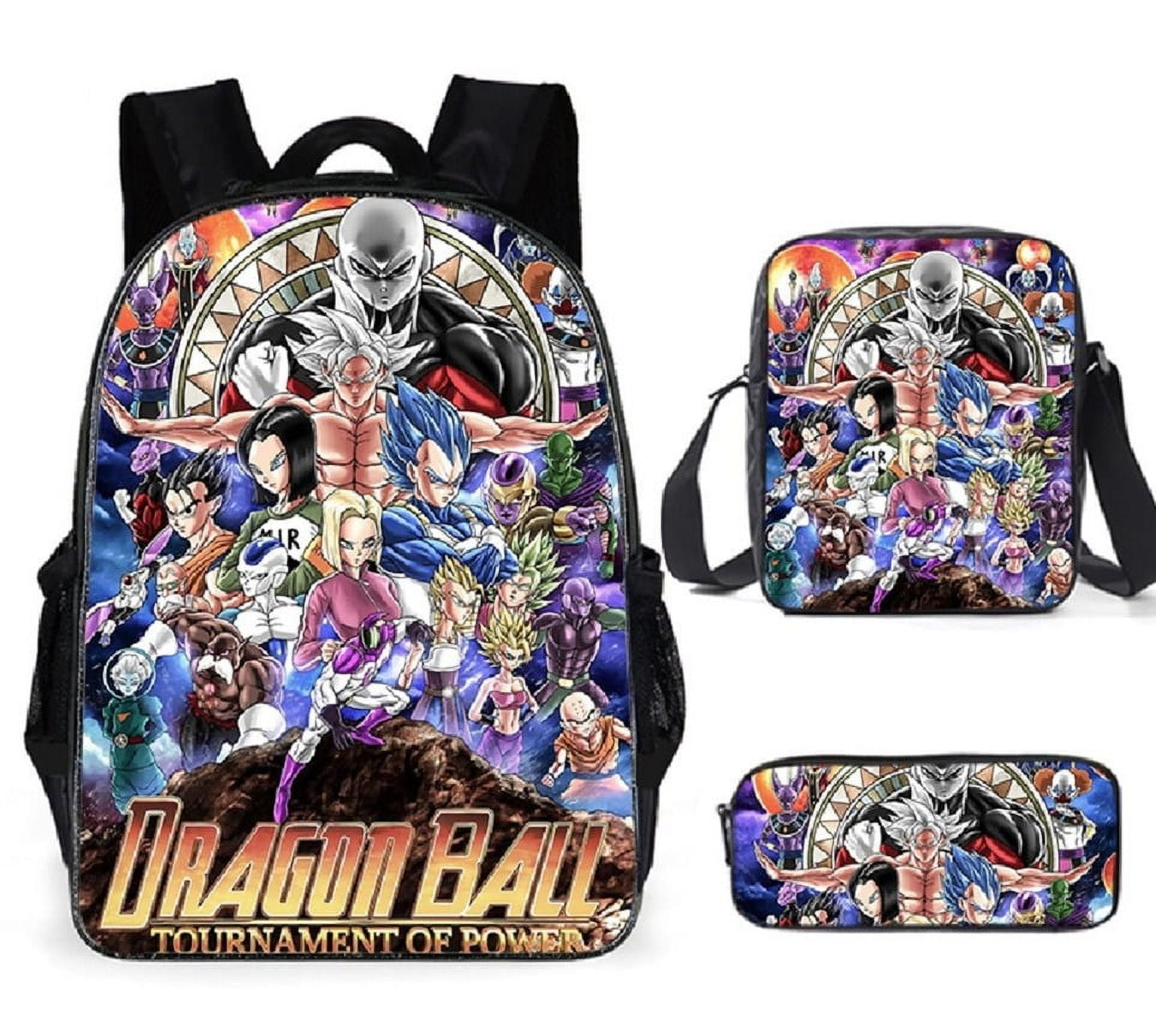 Anime Wukong Dragon Ball Backpack Goku Set 3D Print Casual Student ...