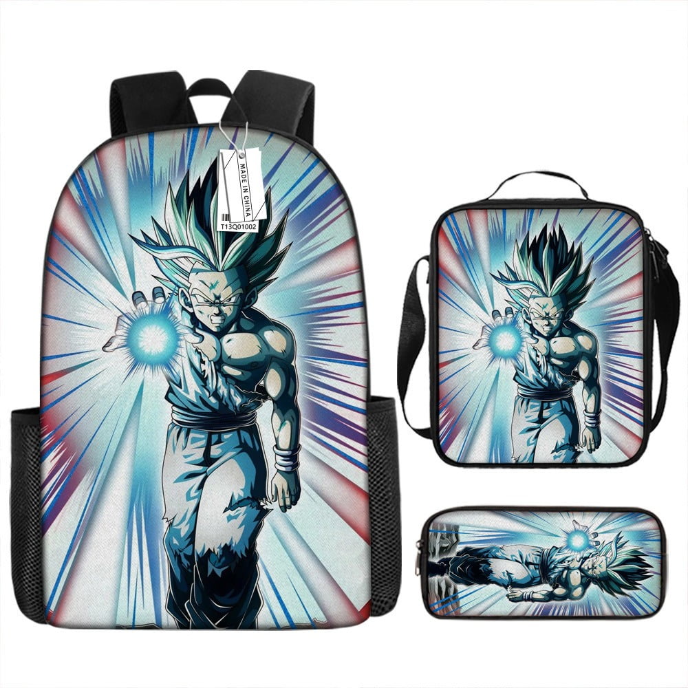 Anime Wukong Dragon Ball Backpack Goku Set 3D Print Casual Student ...