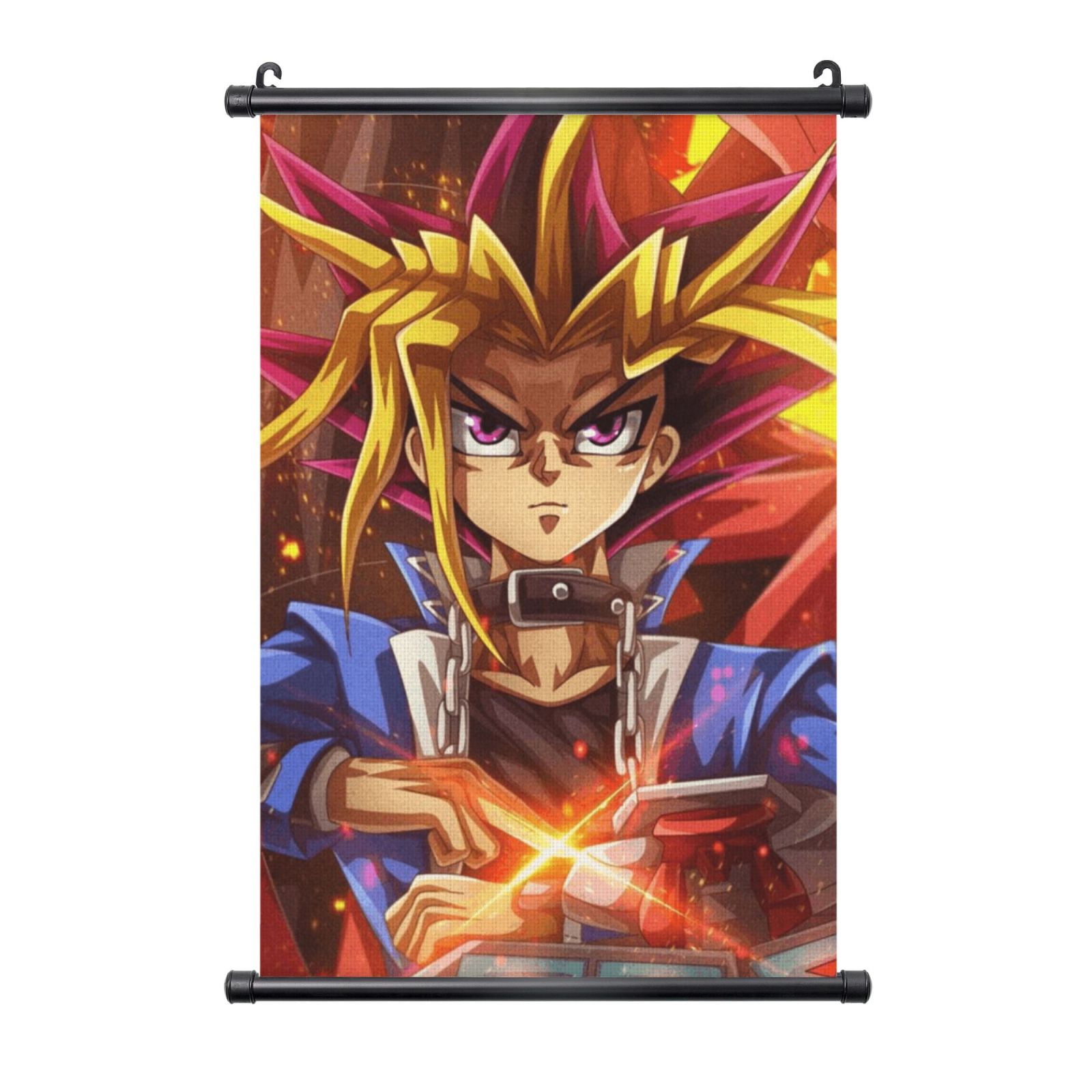Anime Yu-Gi-Oh Black Plastic Shaft Hanging Poster Canvas Wall Hanging ...