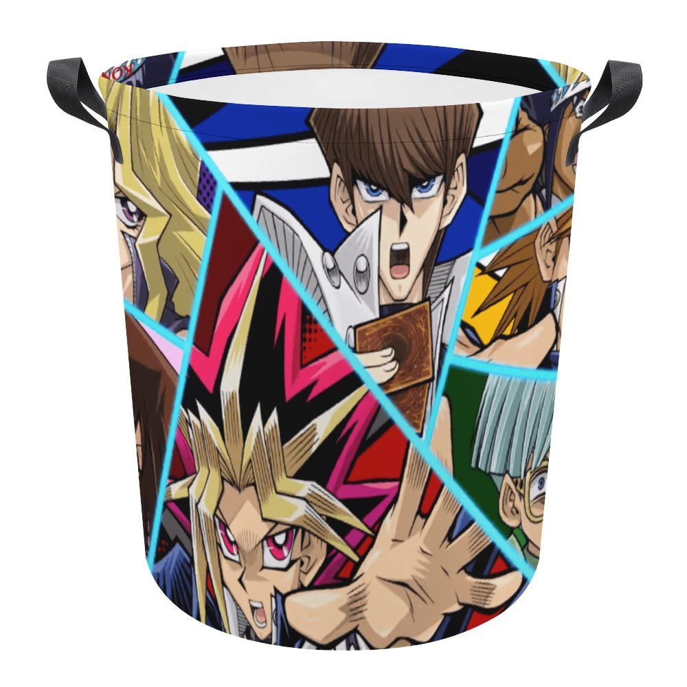 Anime Yu Gi Oh ! Laundry Basket Foldable Waterproof Oxford Cloth Funny ...