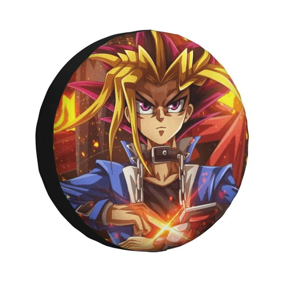 Anime Yu-Gi-Oh Spare Tire Cover Universal Wheel Tire Cover Dust-Proof ...