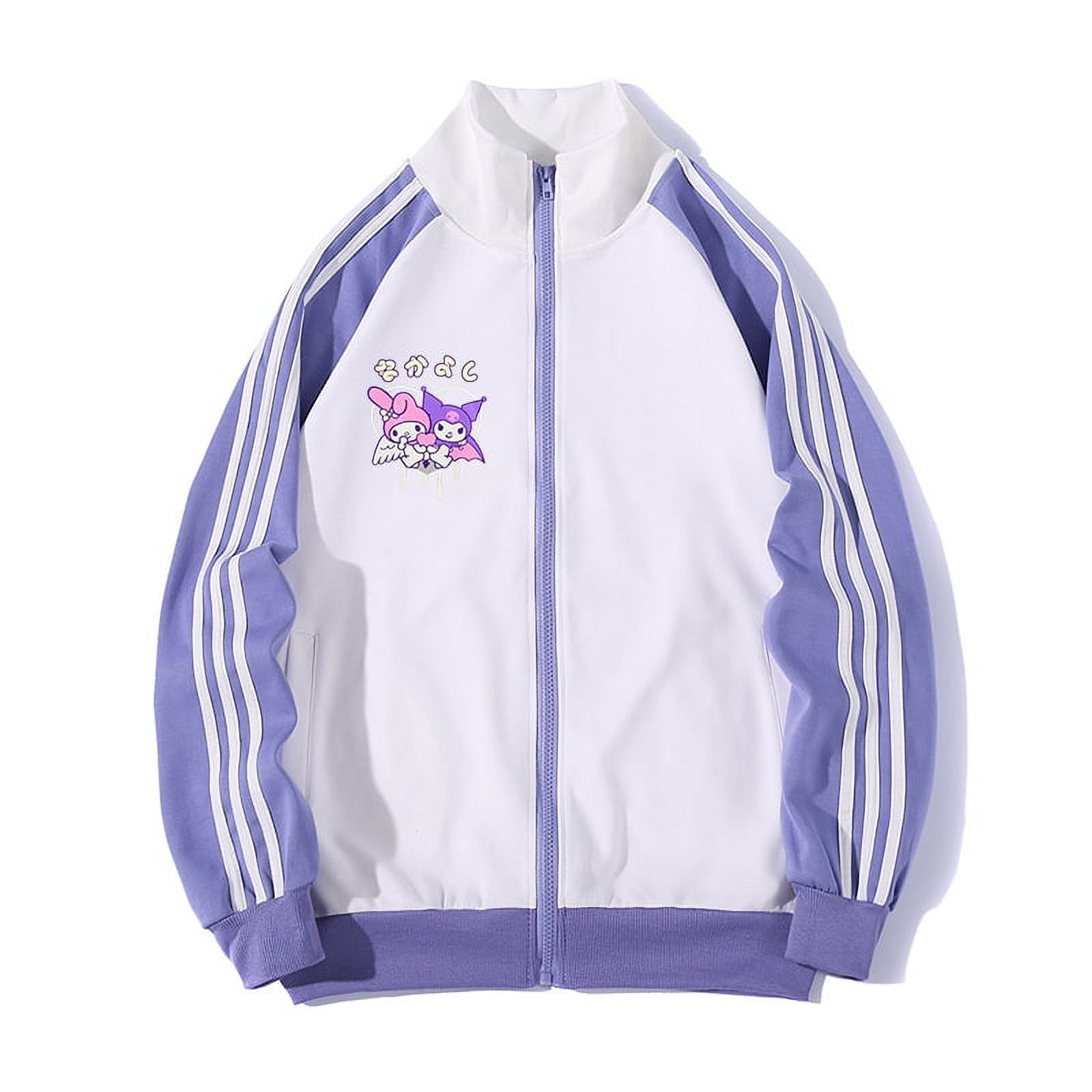 Anime Zip Up Sweatshirt Couple Outfit Jacket Sanrioed Hello Kitty ...