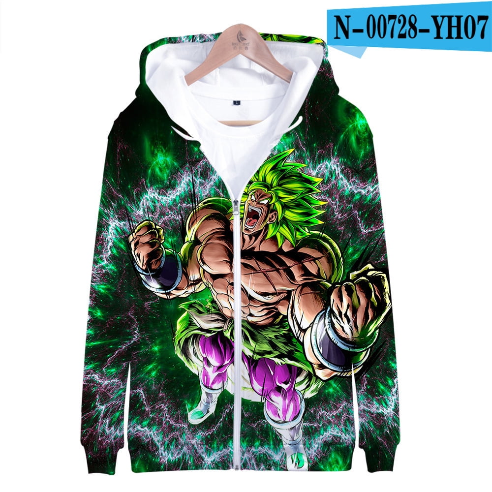 Anime Zipper Hooded Sweatshirt Men's and Women's Jackets - Walmart.com