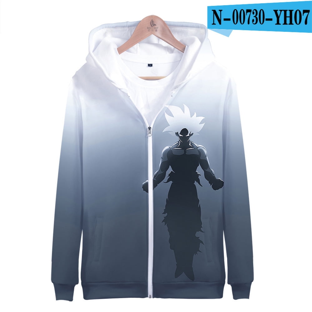Anime Zipper Hooded Sweatshirt Men's and Women's Jackets - Walmart.com