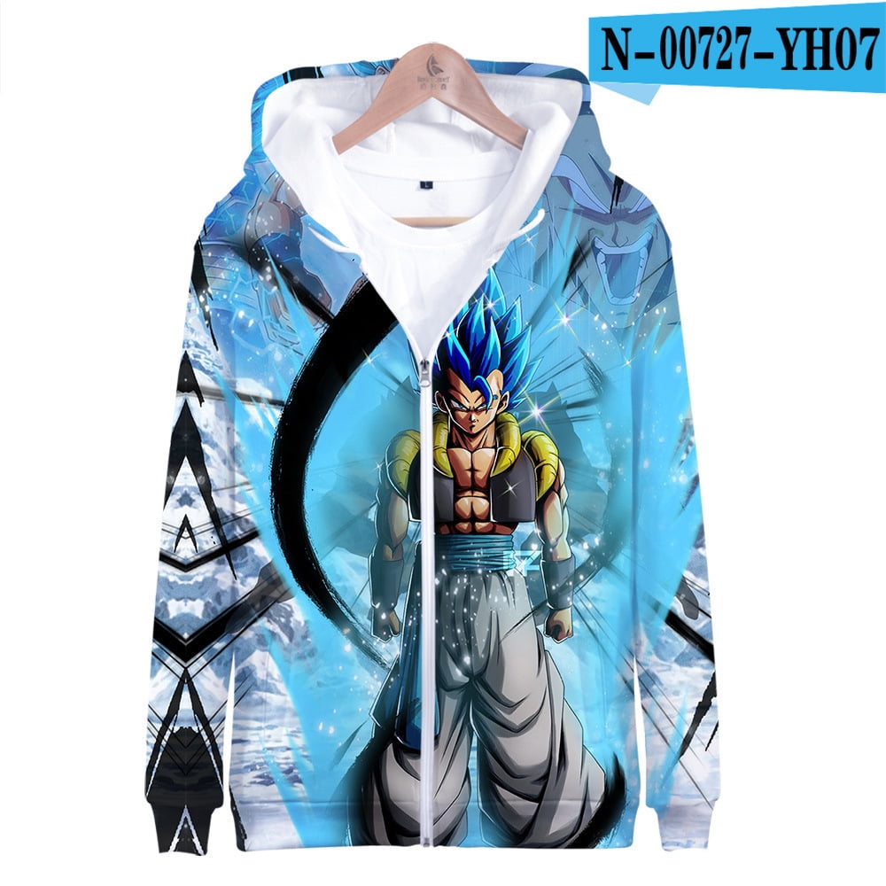 Anime Zipper Hooded Sweatshirt Men's and Women's Jackets - Walmart.com