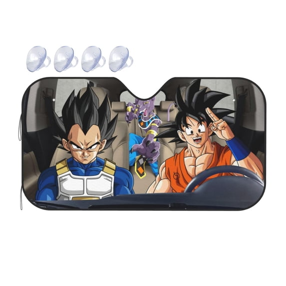 Anime car Windshield Sun Shade for SUV Funny Foldable heatshield Front ...