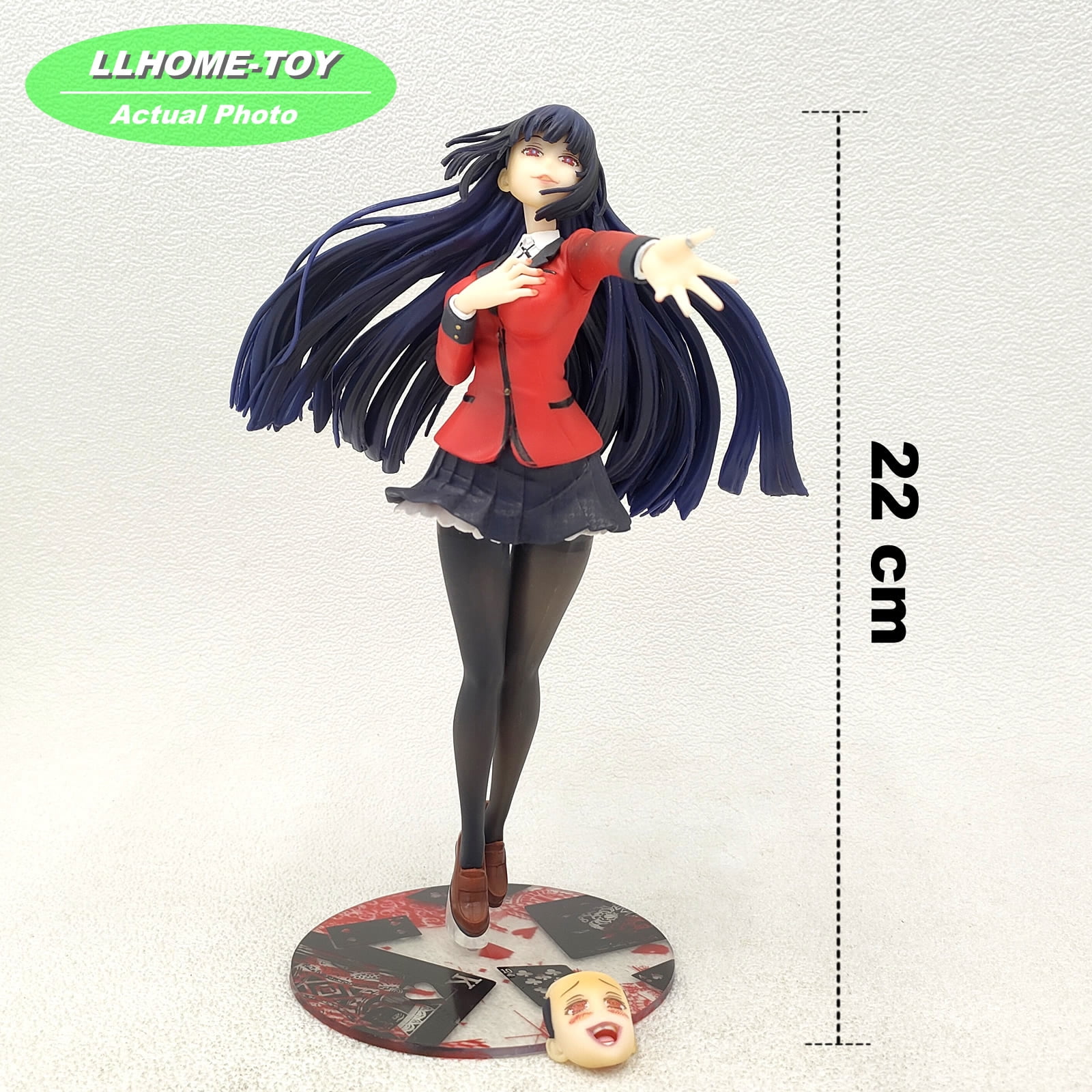 Anime character Jabami Yumeko JK hot girl Two faces Figure Toy Gift ...