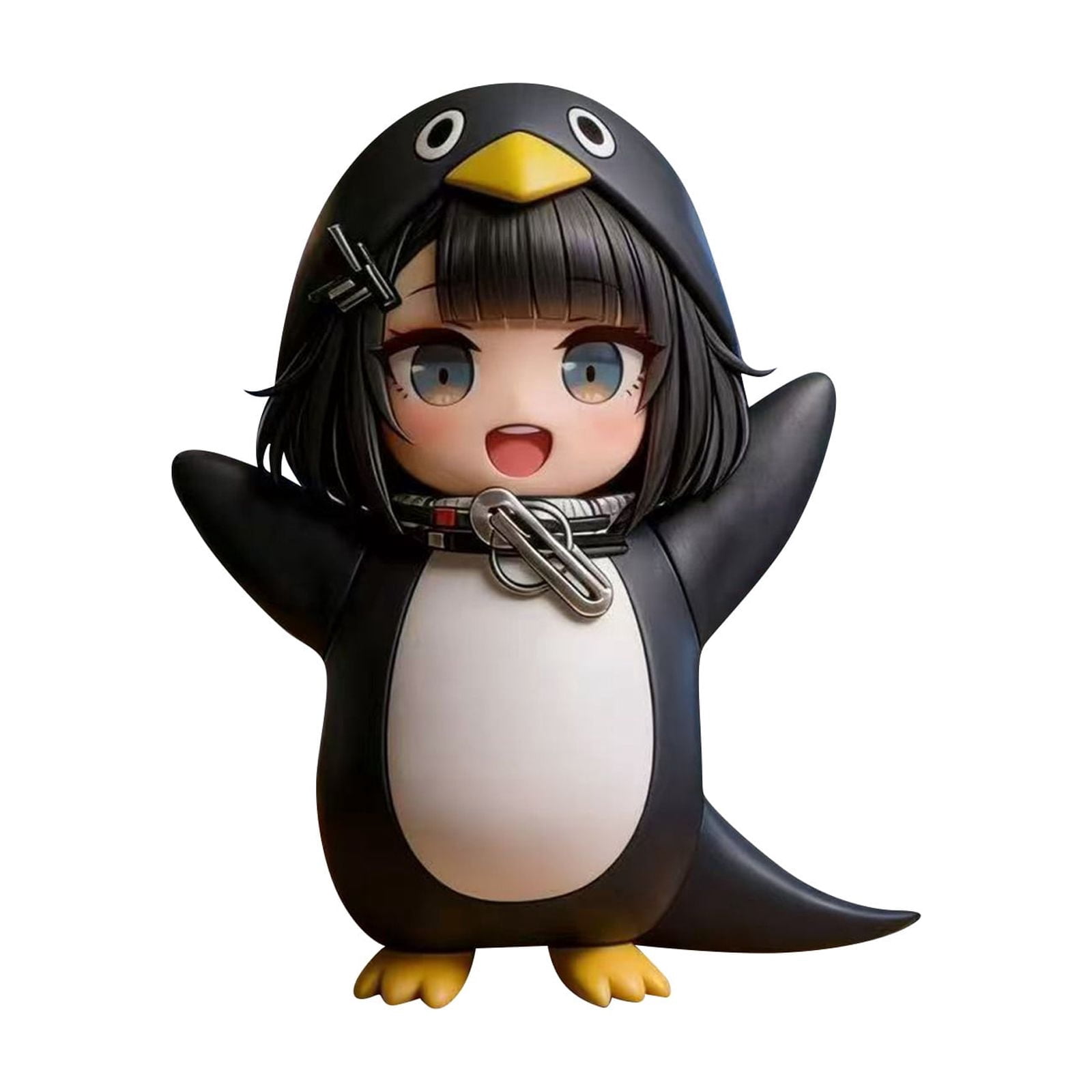 Anime gugugaga Penguin Figure, Cute Penguin Costume Girl PVC ...
