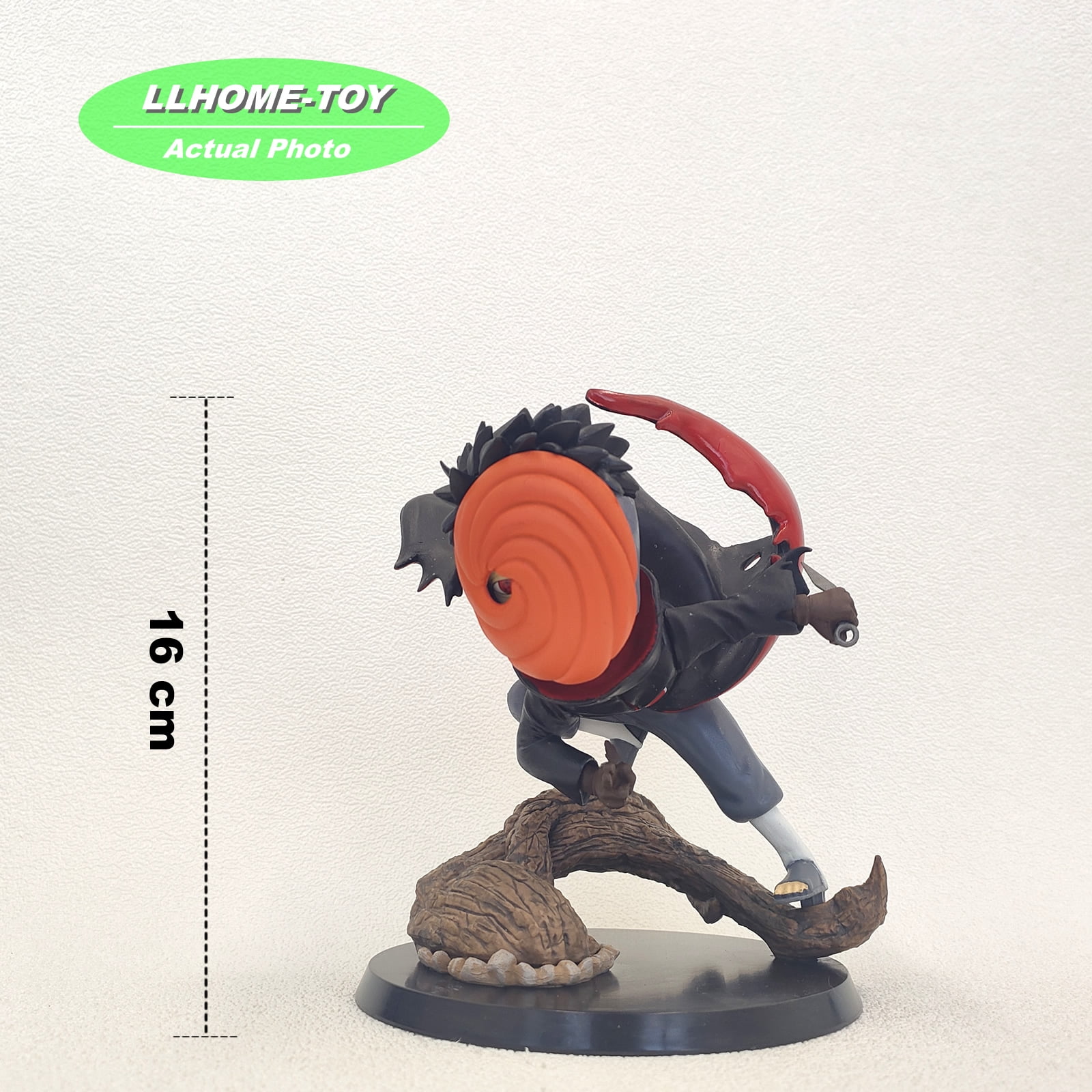Anime ninja Shippuden Akatsuki Uchiha Obito Tobi Mask man PVC Figure ...