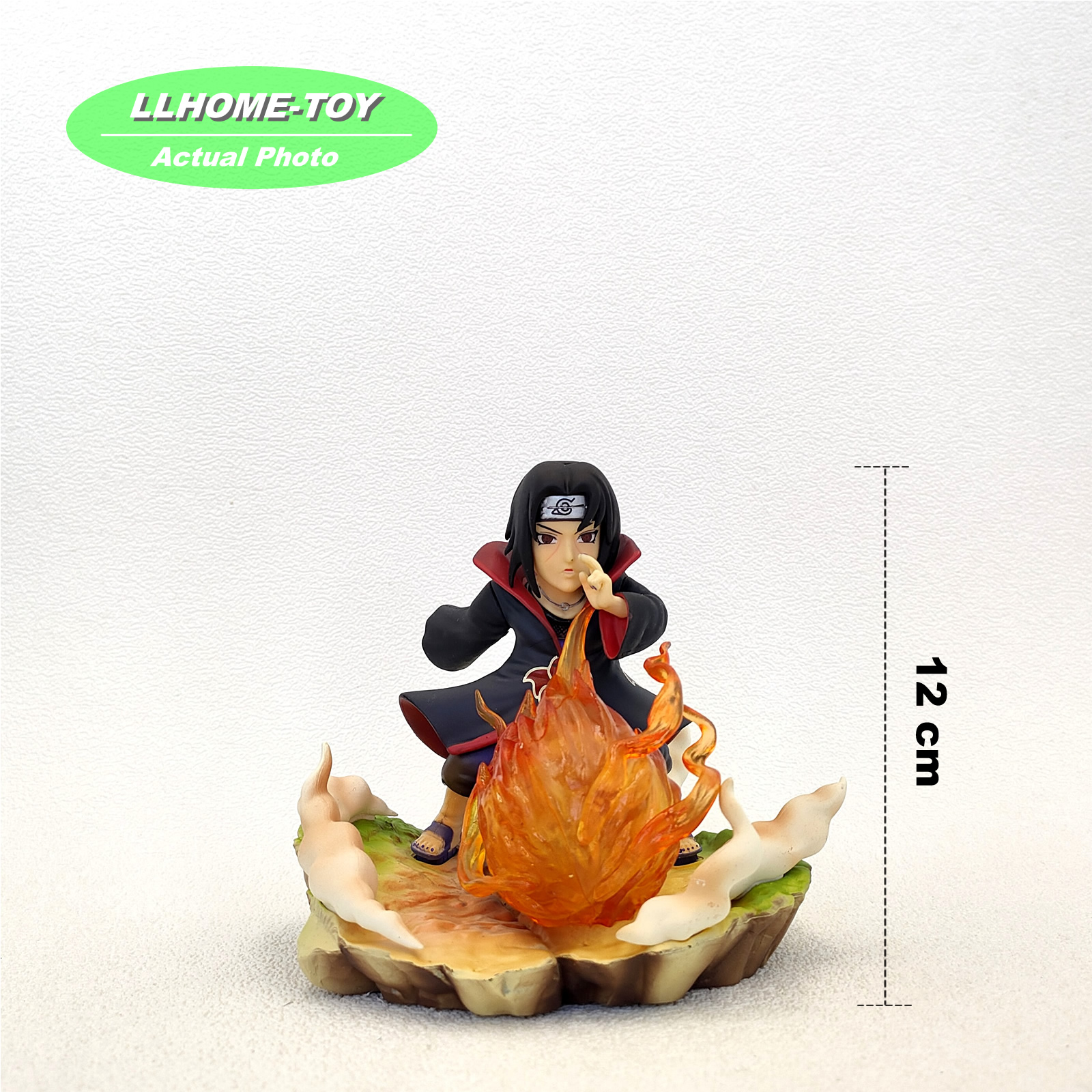 Anime ninja Shippuden Uchiha Itachi Gougakyu fire cute Figure Statue ...