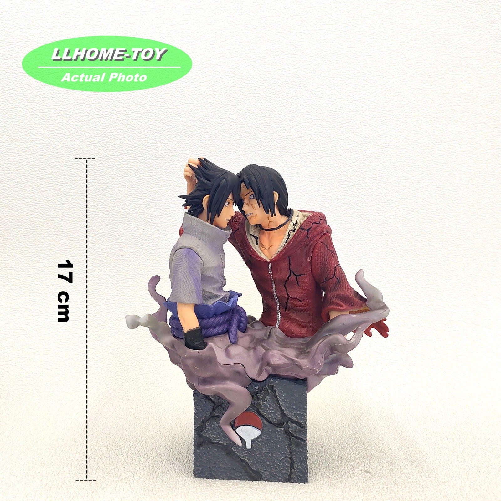 Anime ninja Shippuden Uchiha Itachi Sasuke Brother PVC Figure Statue ...