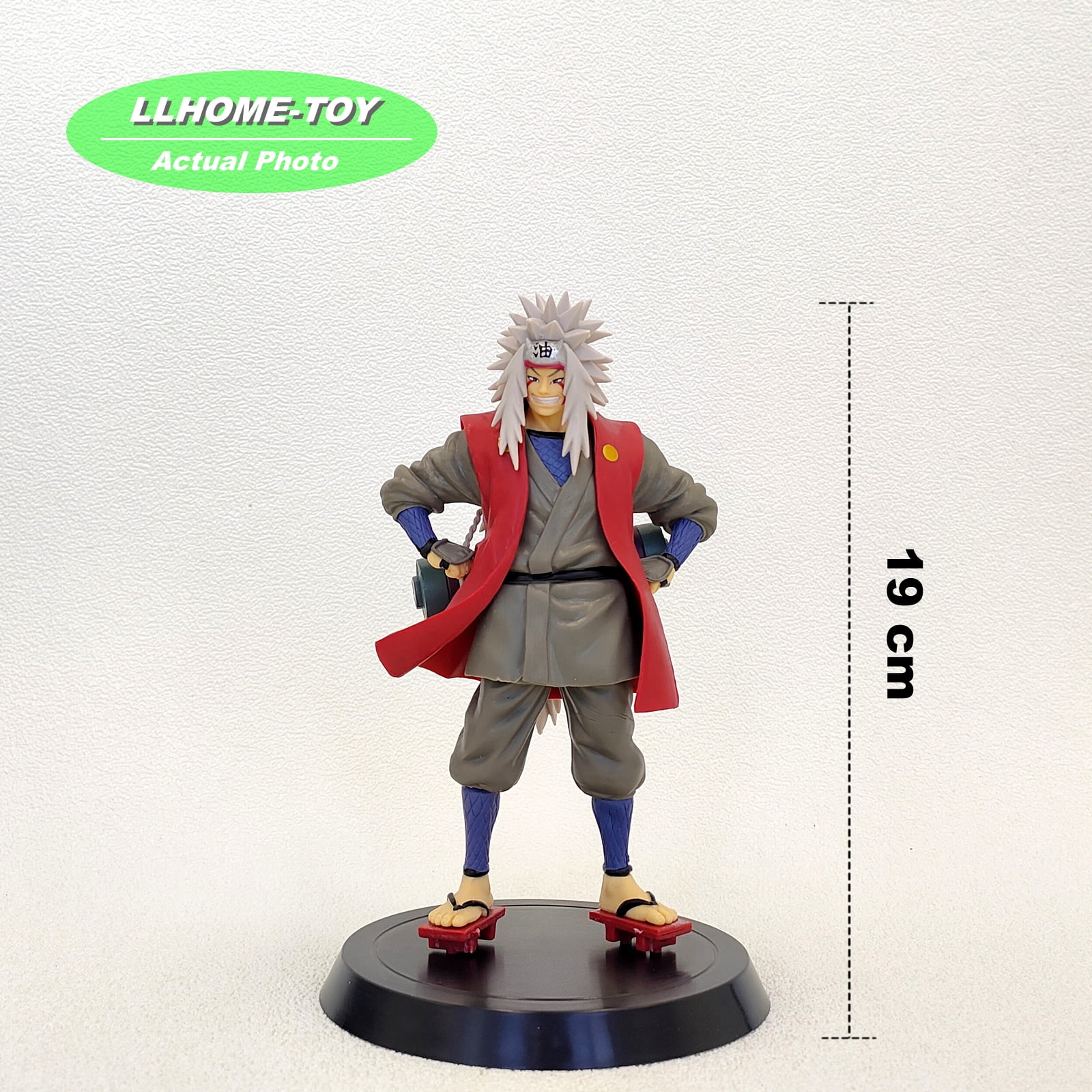 Anime ninja Shippuuden Jiraiya stand with arms akimbo Figure Statue Toy ...