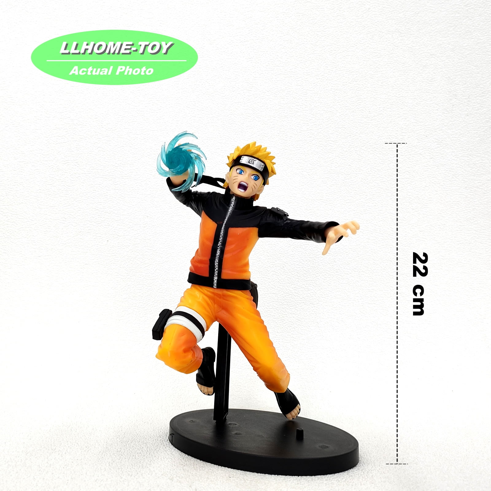 Anime ninja Shippuuden Uzumaki ninja rasengan Action Figure Statue Toy ...