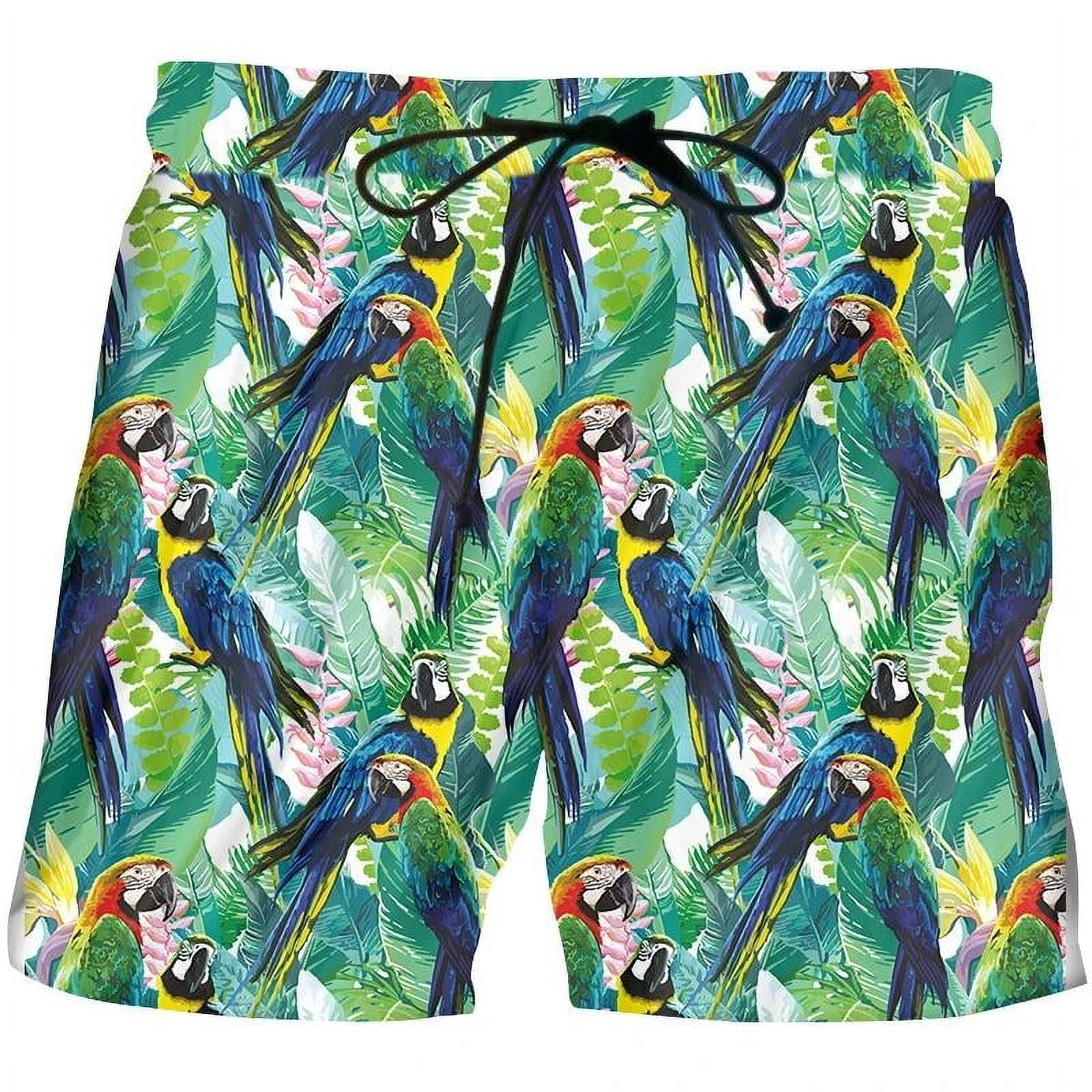 Animel Tiger 3D Pattern Board Shorts 3D Printing Men's Outdoor Leisure ...