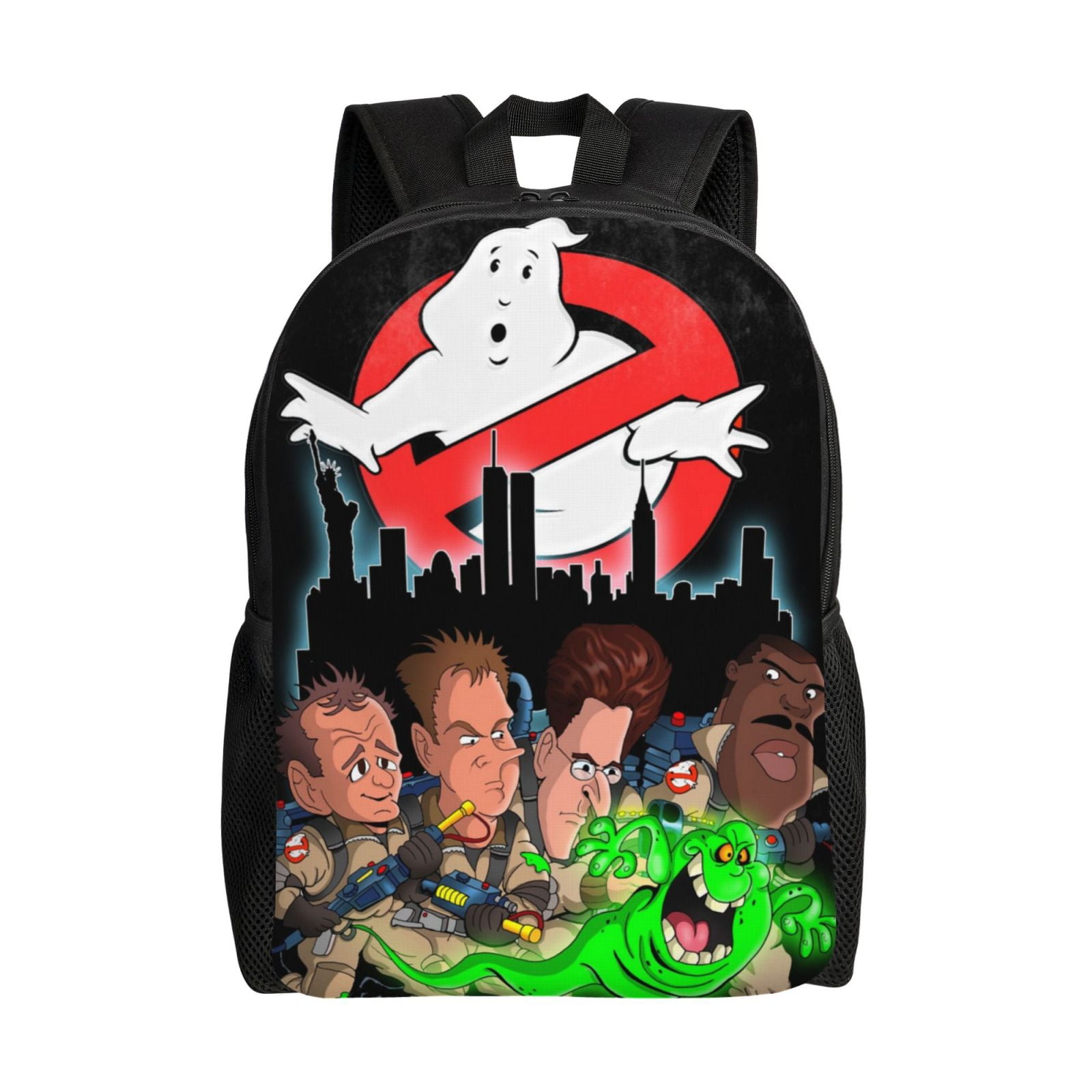 Animeted Ghostbusters Backpack Lightweight Unisex Basic Daypack Bookbag ...