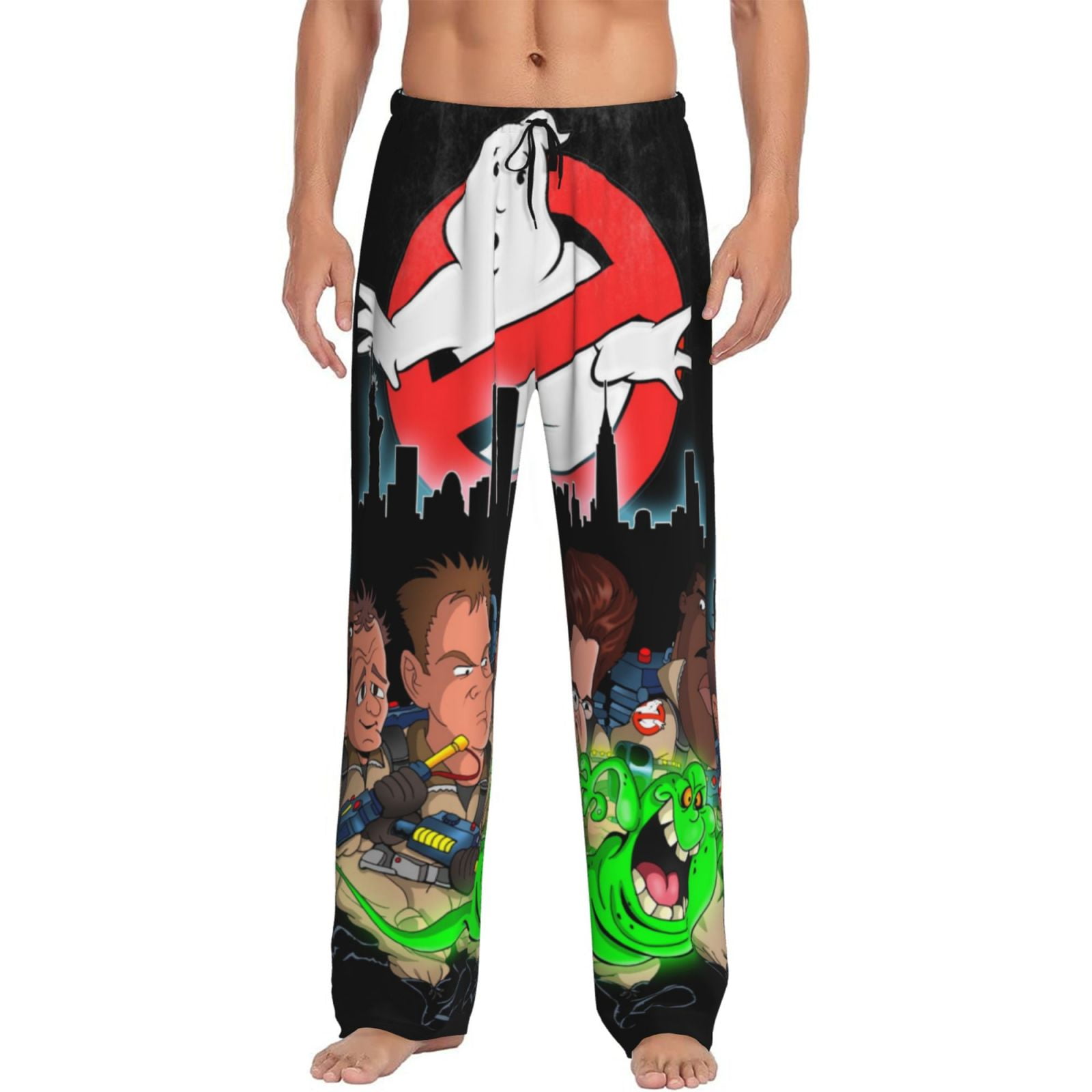Animeted Ghostbusters Men's Pajama Pants With Pockets Lounge Fashion ...