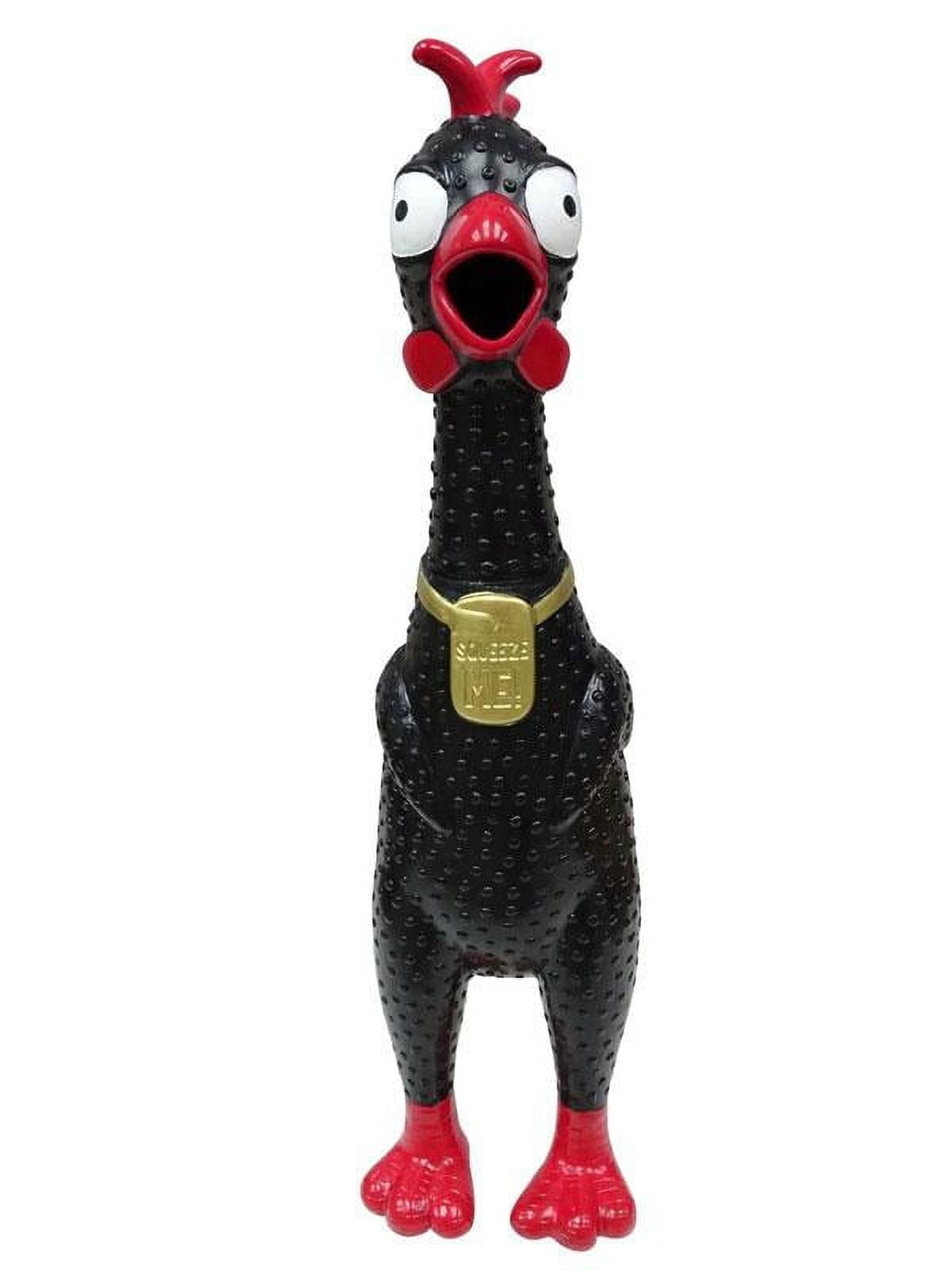 Animolds Squeeze Me Rubber Chicken Toy Screaming Rubber Chickens for ...