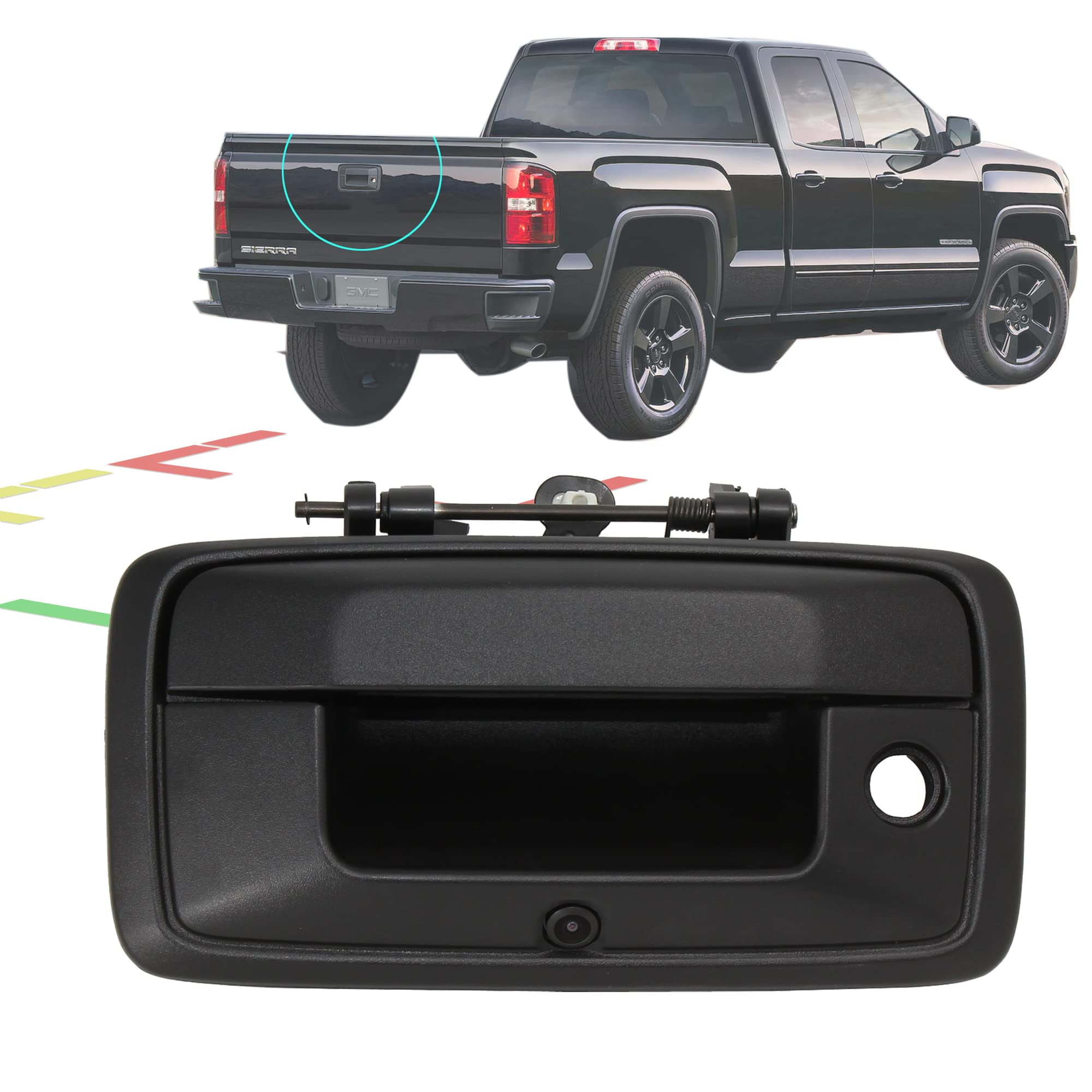Anina Tailgate Handle Backup Camera Replacement for 2014-2018 Chevy ...