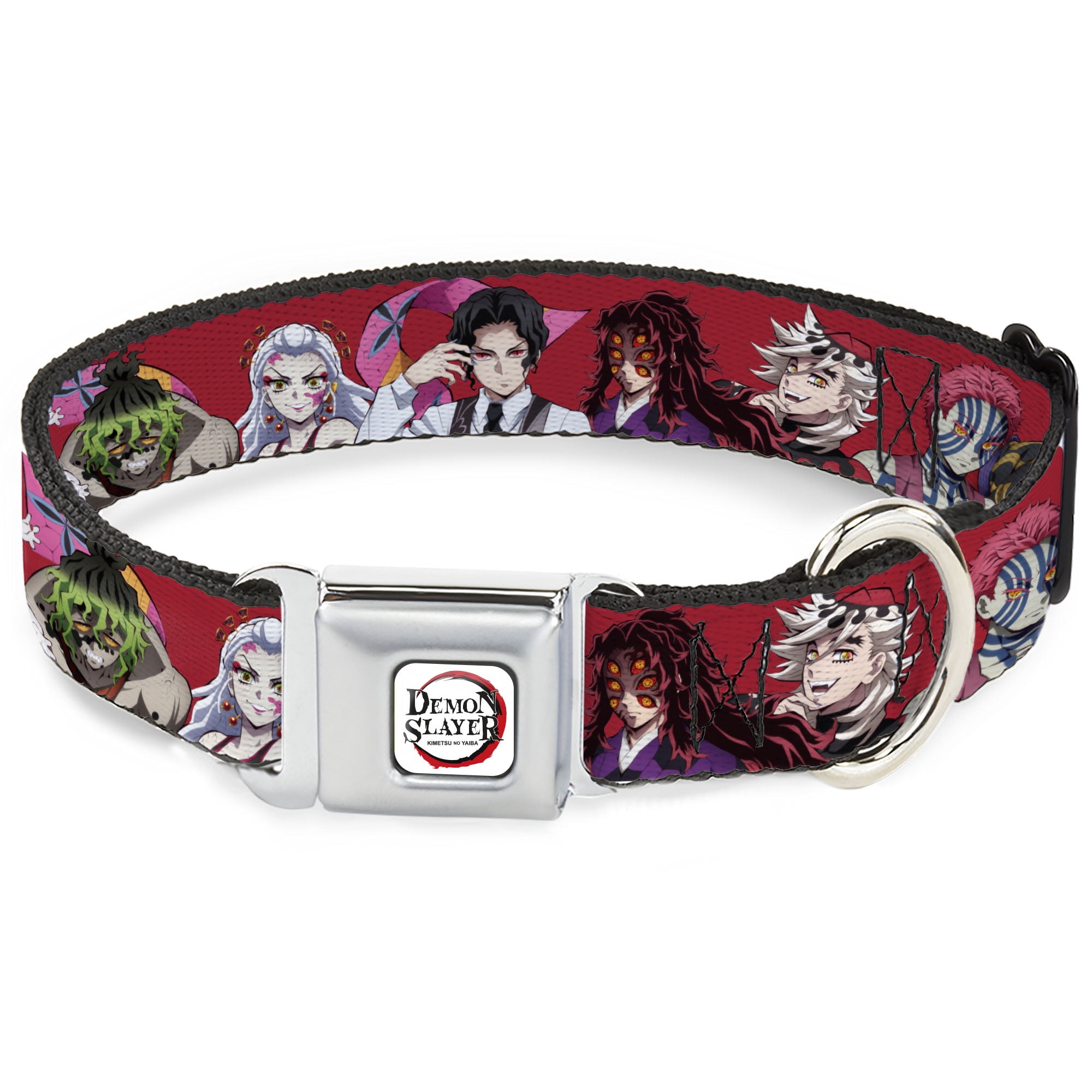 Aniplex of America Pet Collar, Dog Collar Metal Seatbelt Buckle, Demon ...