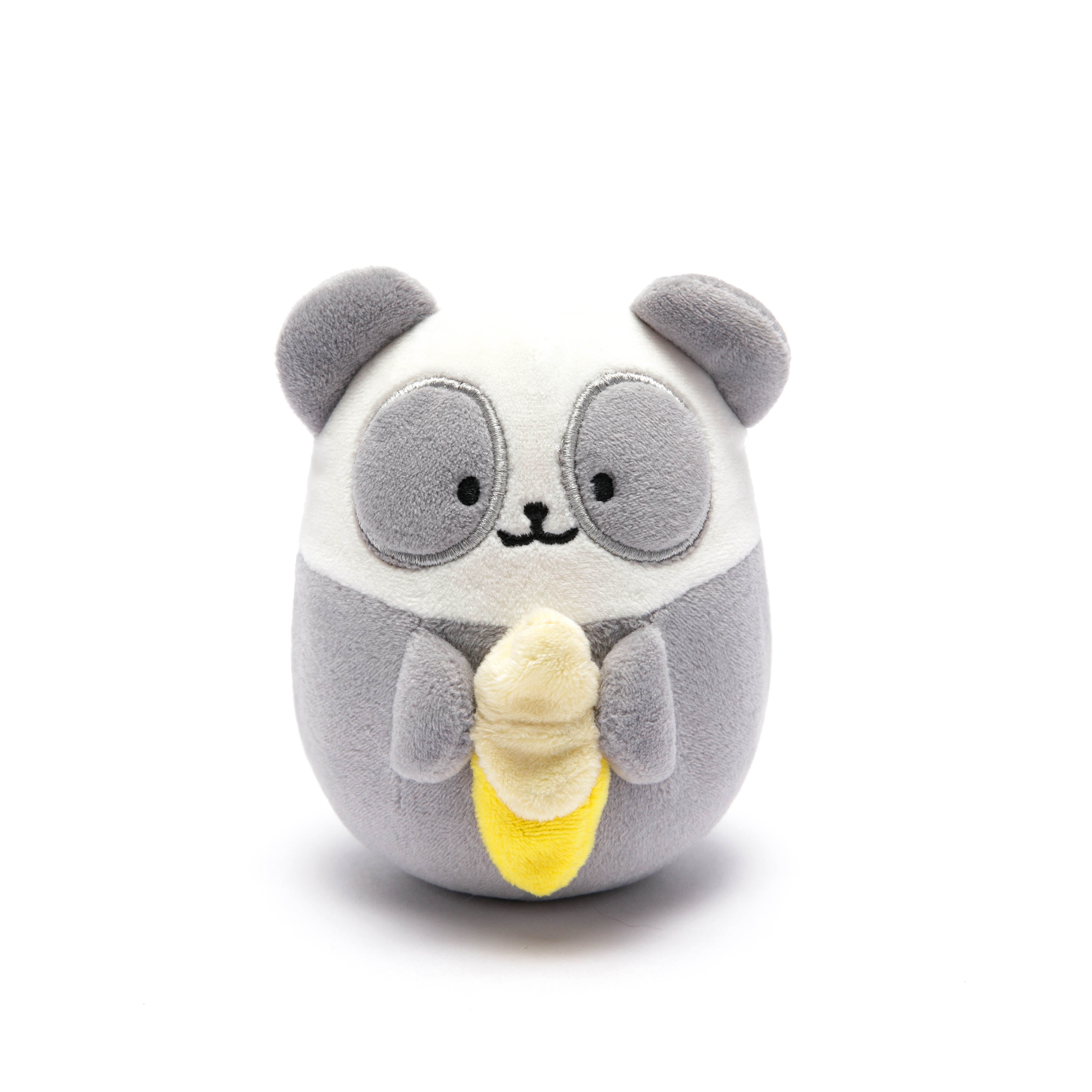 Anirollz Food Plush Stuffed Animal Panda Toy Banana Squishy Mini Ball ...