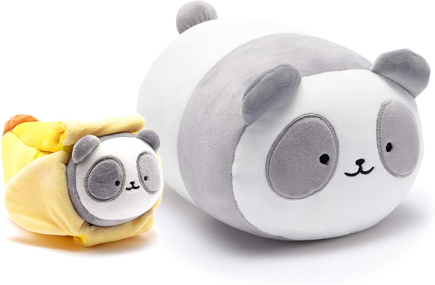 Anirollz Stuffed Animal Toy Pillow Panda Banana Plush 2pcs Gift Set ...