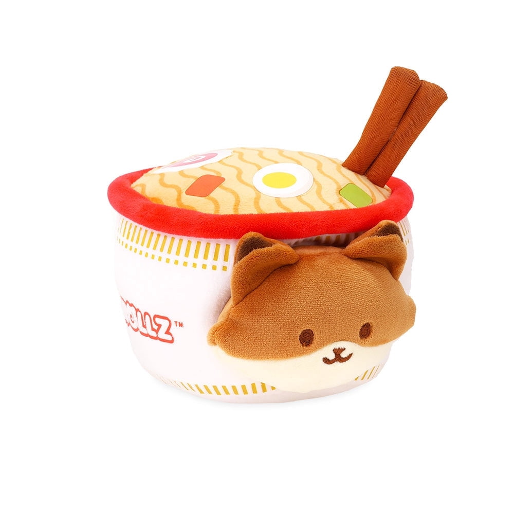 Anirollz x Nissin Cup Noodles Bowl Brown Foxiroll Outfitz Plush – Soft ...