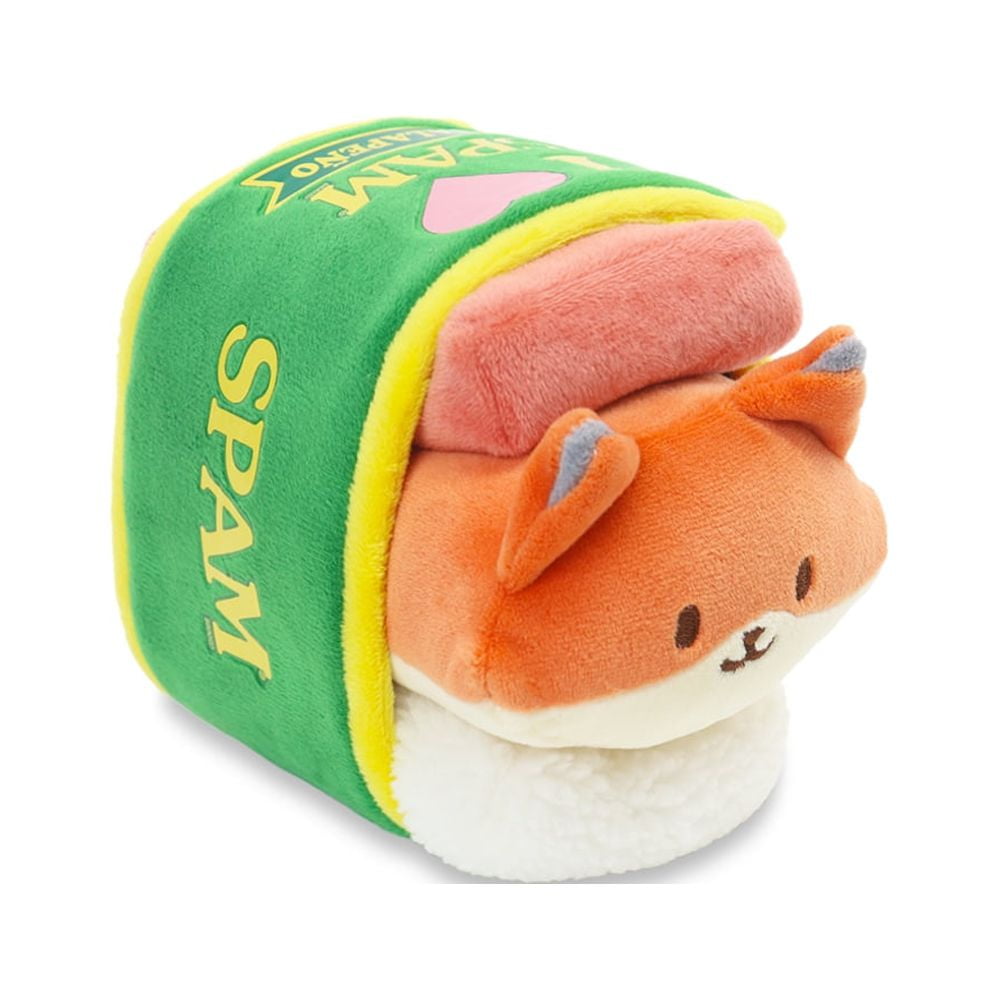 Anirollz x SPAM Ham 6" Cute Fox Character Small Plush Blanket Soft ...