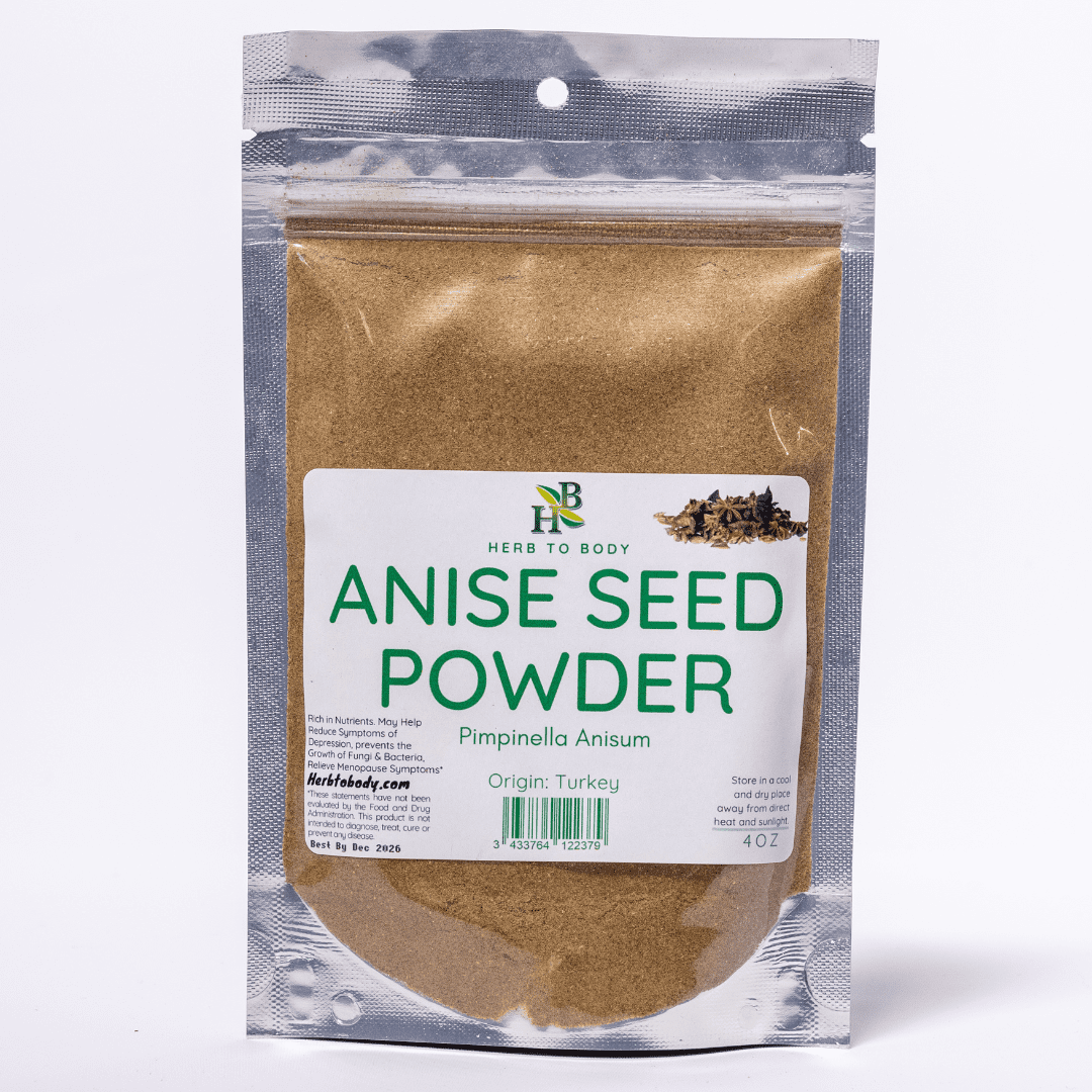 Herb To Body Anise Seed Powder | Pimpinella Anisum | Wildcrafted | 4oz ...