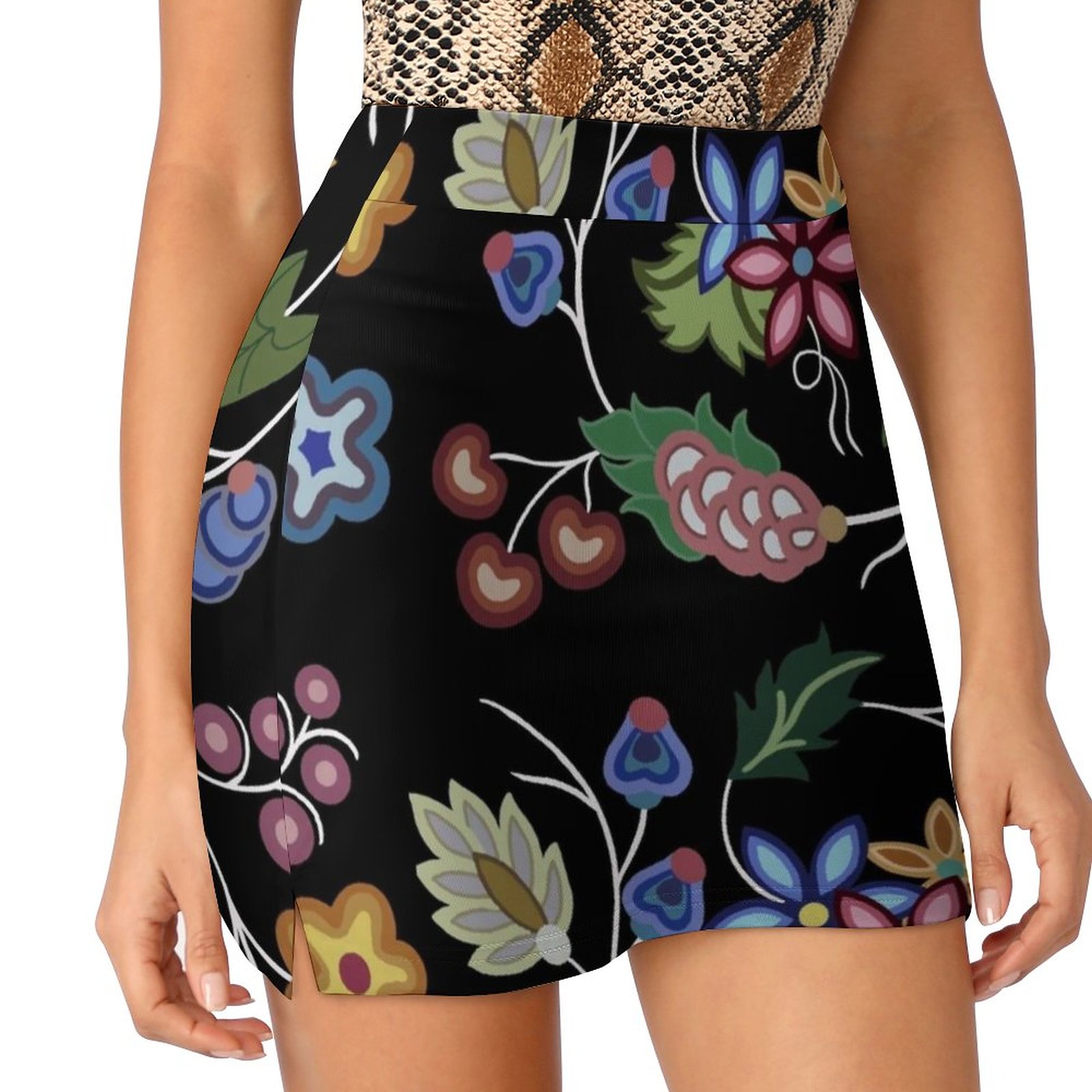 Anishnawbe Skirts Woman Fashion 2025 Pant Skirt Mini Skirts Office ...