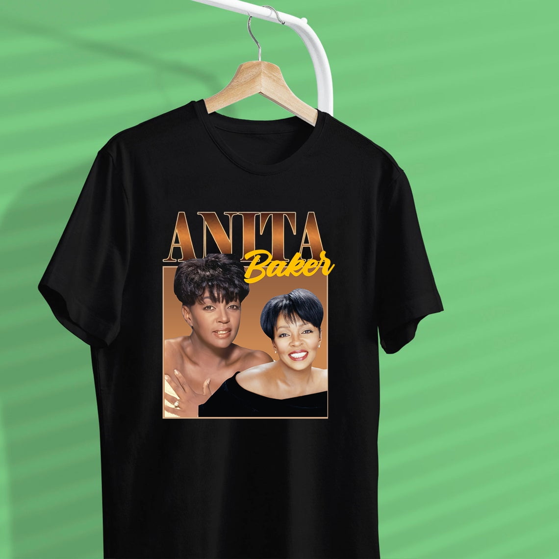 Anita Baker Singned Black T Shirt All Size S To 4XL UB21 - Walmart.com