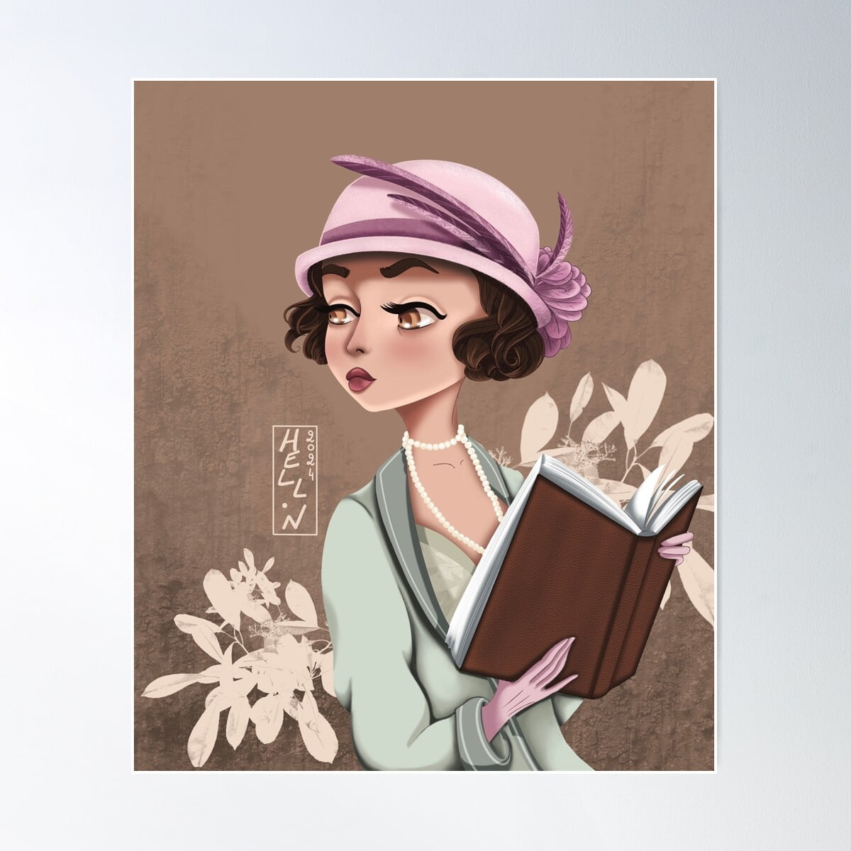 Anita Poster Wall Art, Modern Wall Decor For Living Room Bedroom, 12x18 ...