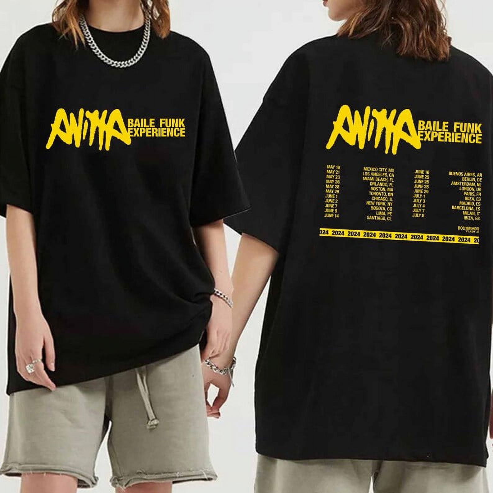 Anitta Baile Funk Experience Tour 2024 Shirt, Anitta Fan Shirt, Anitta ...